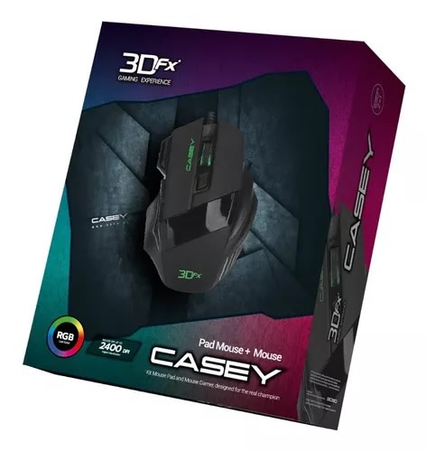 3DFX KIT GAMER 2 en 1 CASEY PAD MOUSE Y MOUSE | Libreria Matill