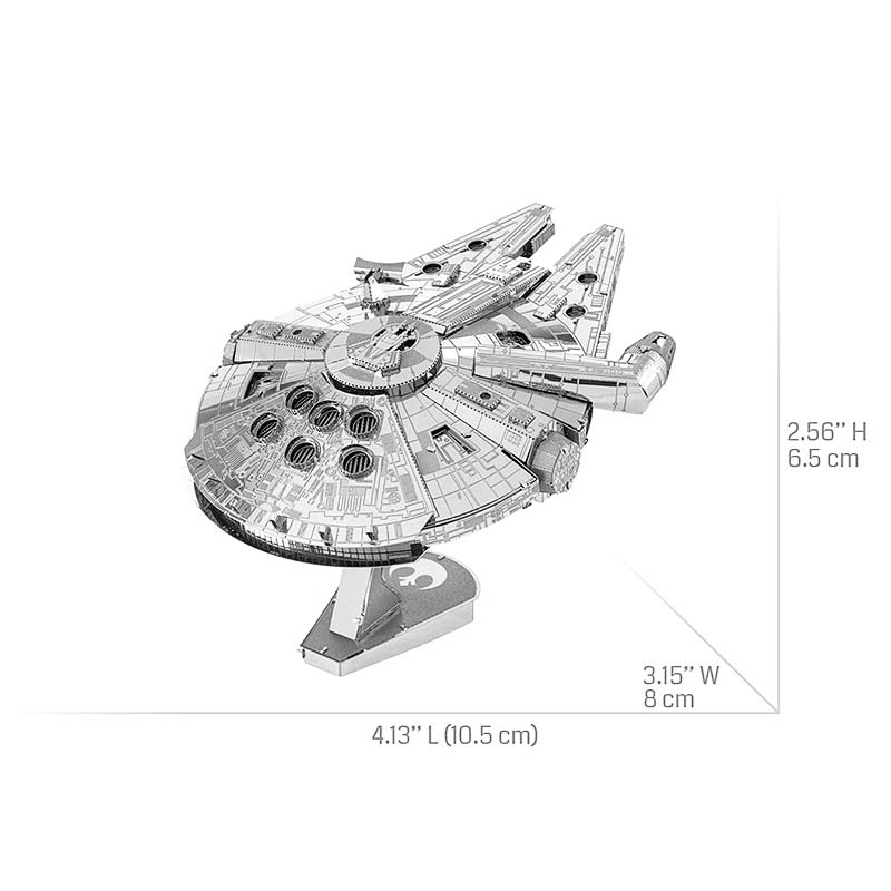 Star Wars Millennium Falcon Puzzle 3D Metal Earth ICONX | Soletta