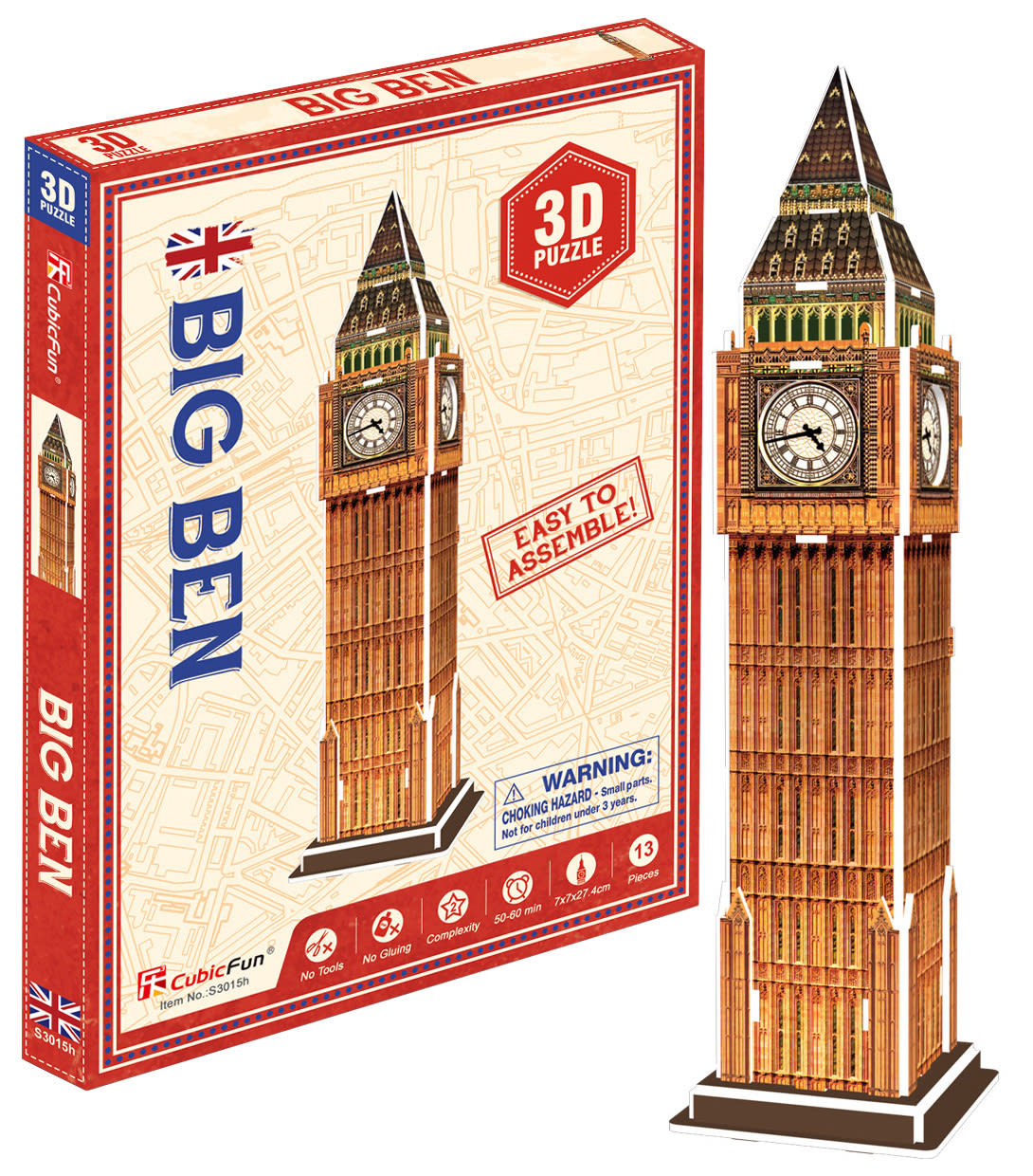 Big Ben Puzzle 3D 13 pcs | Soletta