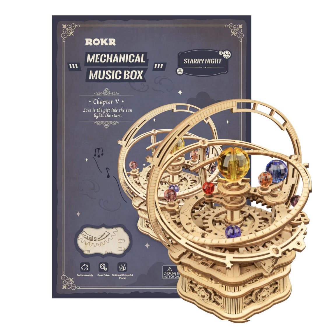 Sistema Solar Starry Night Musical Robotime | Soletta