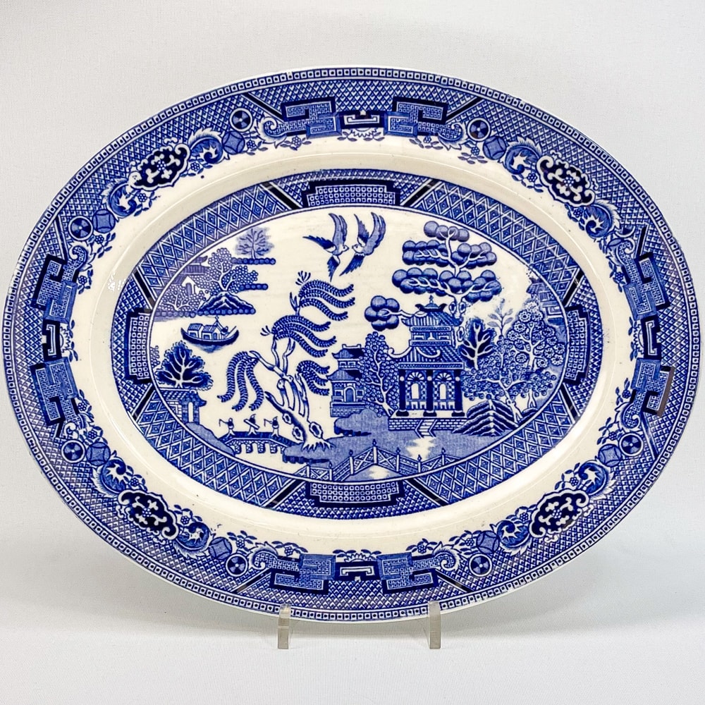 Fuente Blue Willow - 29 x 23cm | Jugaralastacitas