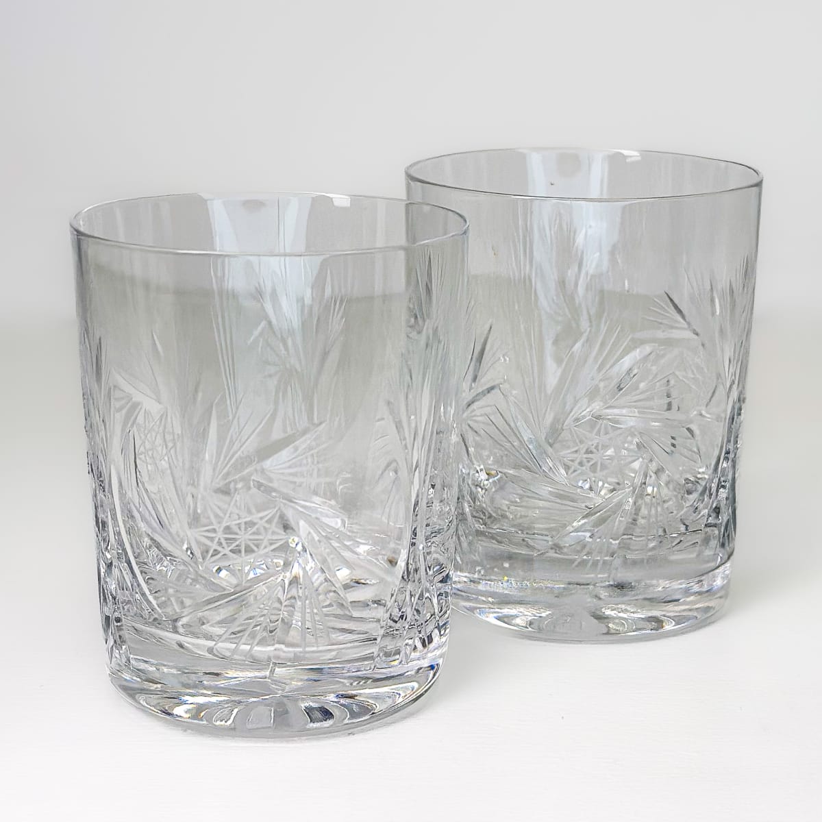 Par de vasos de cristal - 200cc | Jugaralastacitas