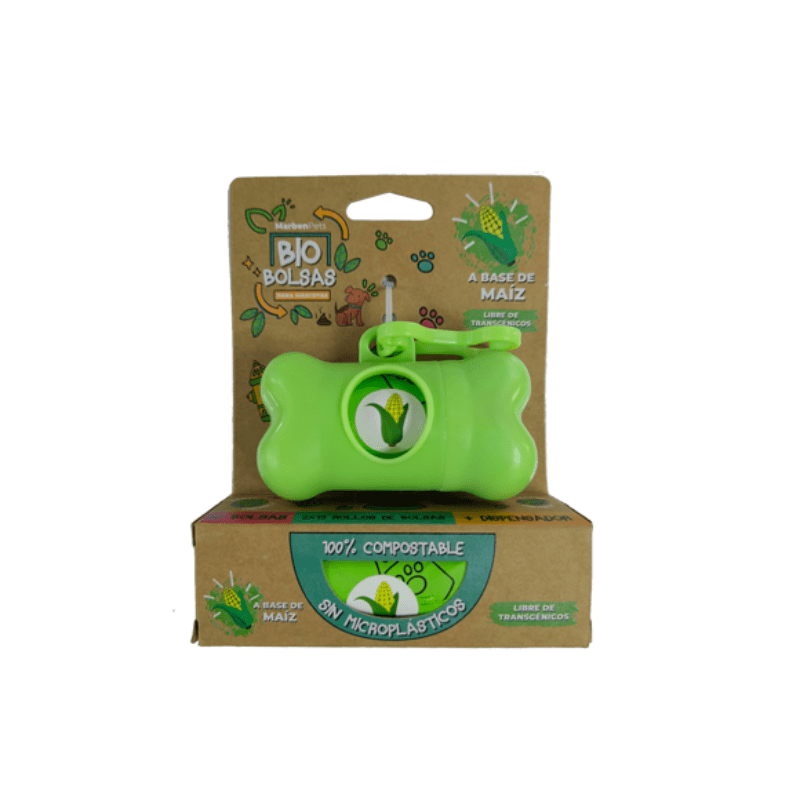 Bio bolsas marben pets + dispensador | nissimascotas.cl