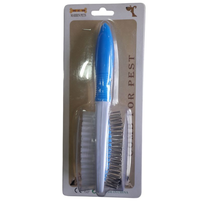 Cepillo doble marben pets talla Mediano | nissimascotas.cl