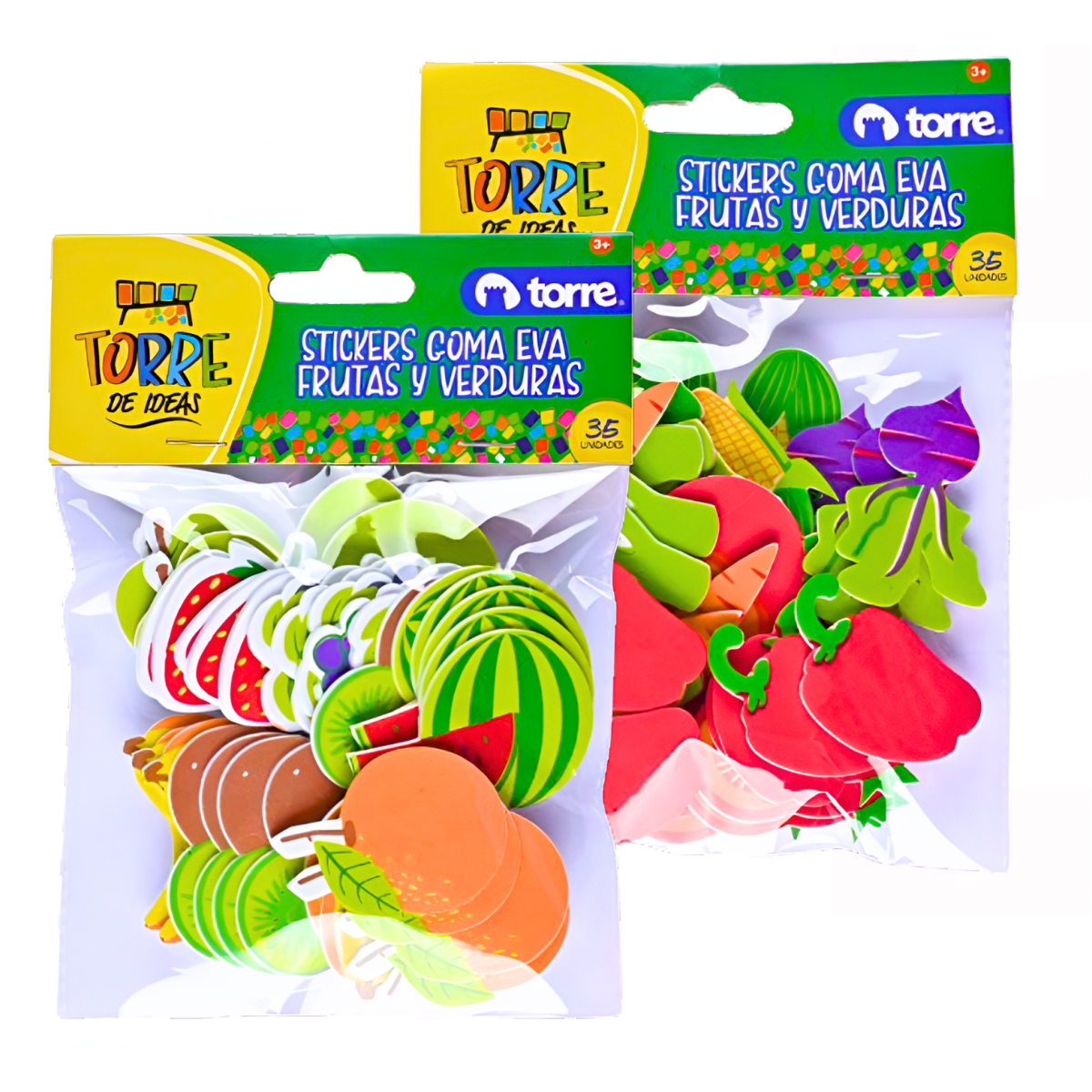 Bl. Set goma eva Torre Frutas 35329 | Tizart - Inspirando Mentes