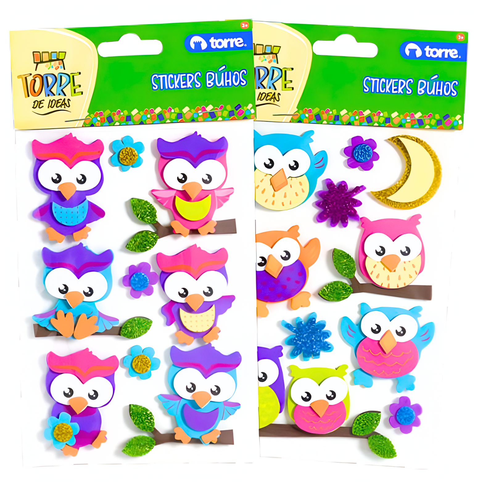 Bl. Set goma eva Torre Buhos 30487 | Tizart - Inspirando Mentes