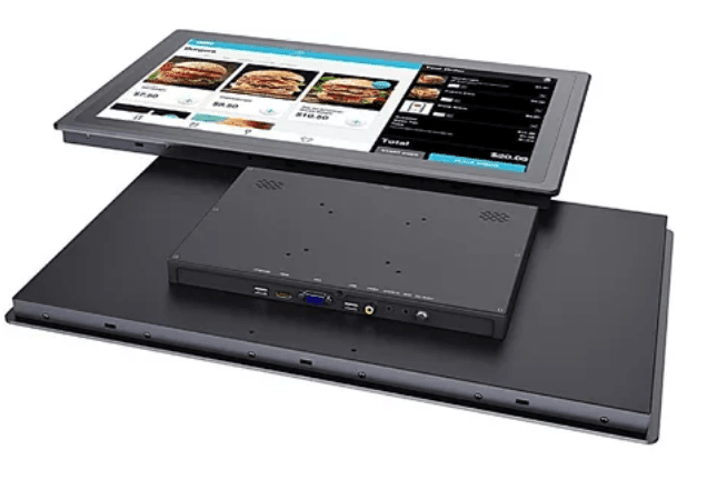 MONITOR TOUCH METALICA 24 ,VGA+HDMI,iai tech(Fuente+Cable poder+Usb+Bace metal+Cable VGA) | IAI ...