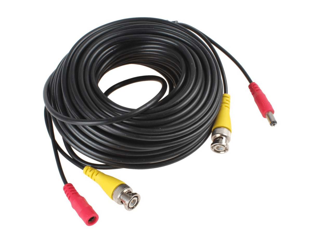 CABLE COAXIAL 20MT Poder y Senal,Interior y Exterior | IAI TECH LTDA