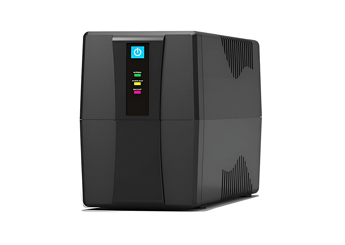 UPS Interactiva 600VA LED DS-UPS600 Hikvision | IAI TECH LTDA