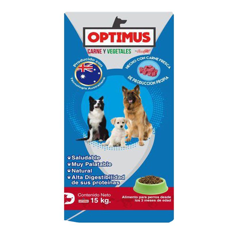GO OPTIMUS ALIMENTO PARA PERROS ADULTOS DE CARNE Y VEGETALES 15 KG ...