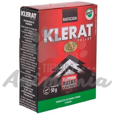 KLERAT RATICIDA PELLET 50 GR | Animania