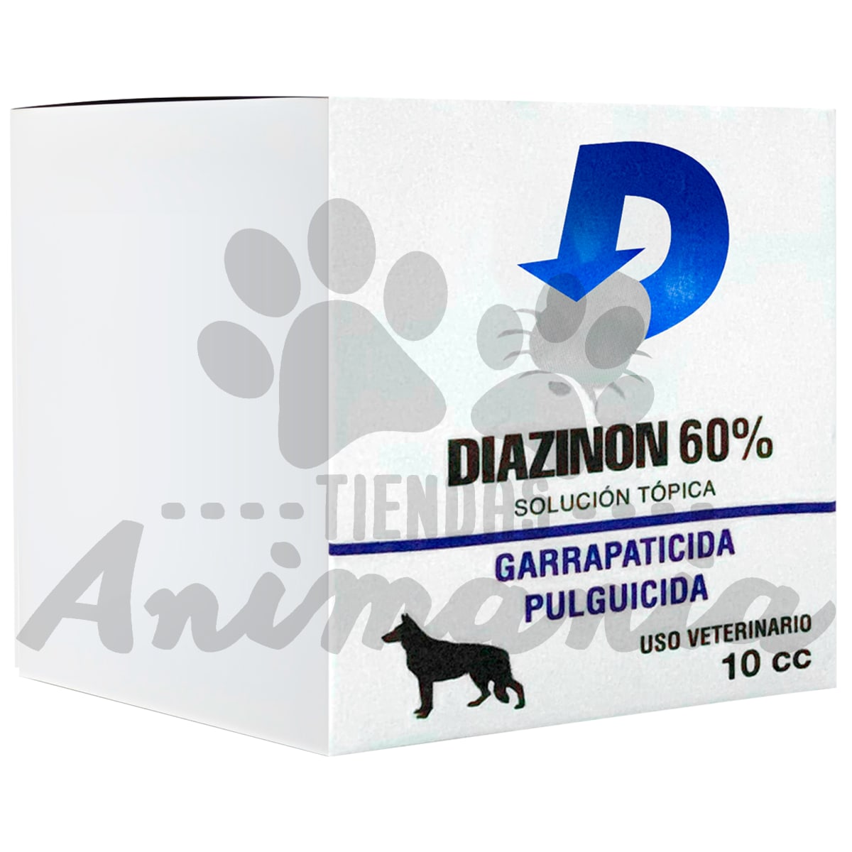 DIAZINON 60% GARRAPATICIDA Y PULGUICIDA | SOLUCIÓN TÓPICA 10 CC | Animania