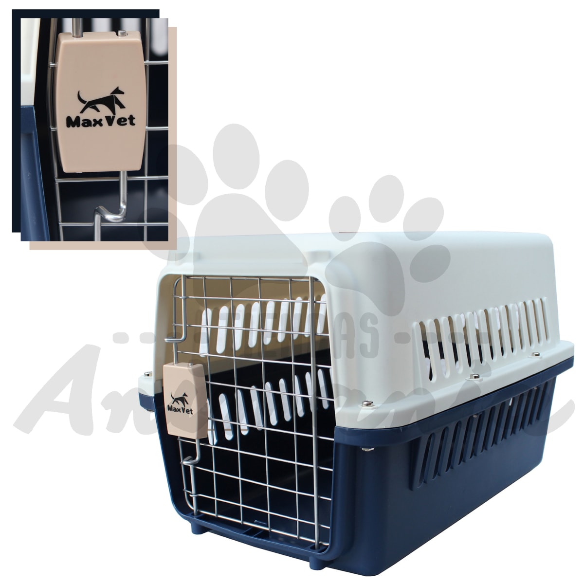 MAXPET JAULA PARA PERROS MP-01A AZUL | Animania