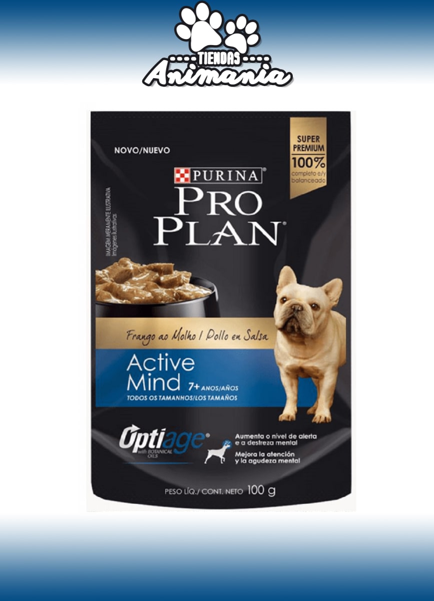 PRO PLAN POUCH ACTIVE MIND 7+ 100 GR | Animania
