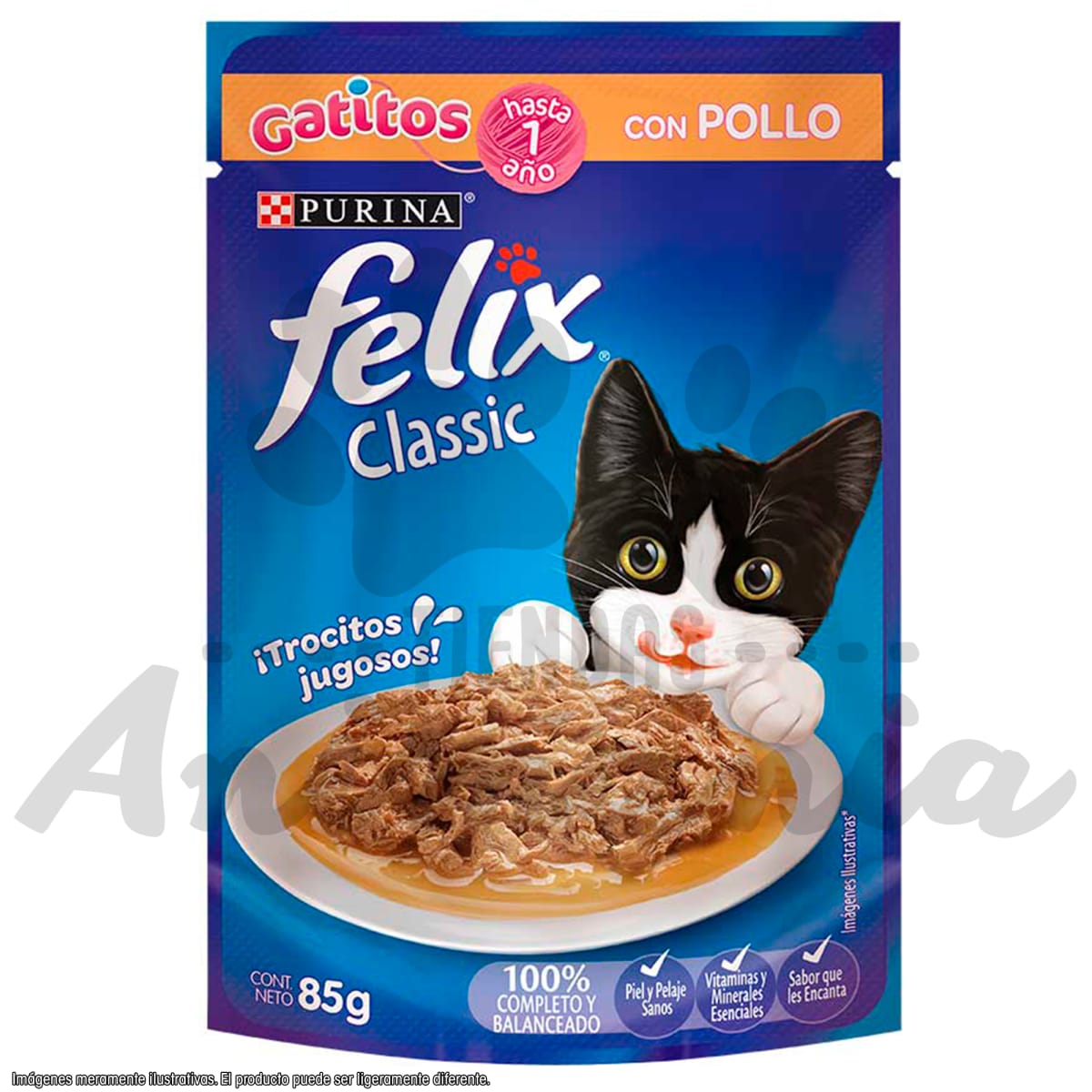 FELIX CLASSIC GATITOS CON POLLO 85 GR | Animania
