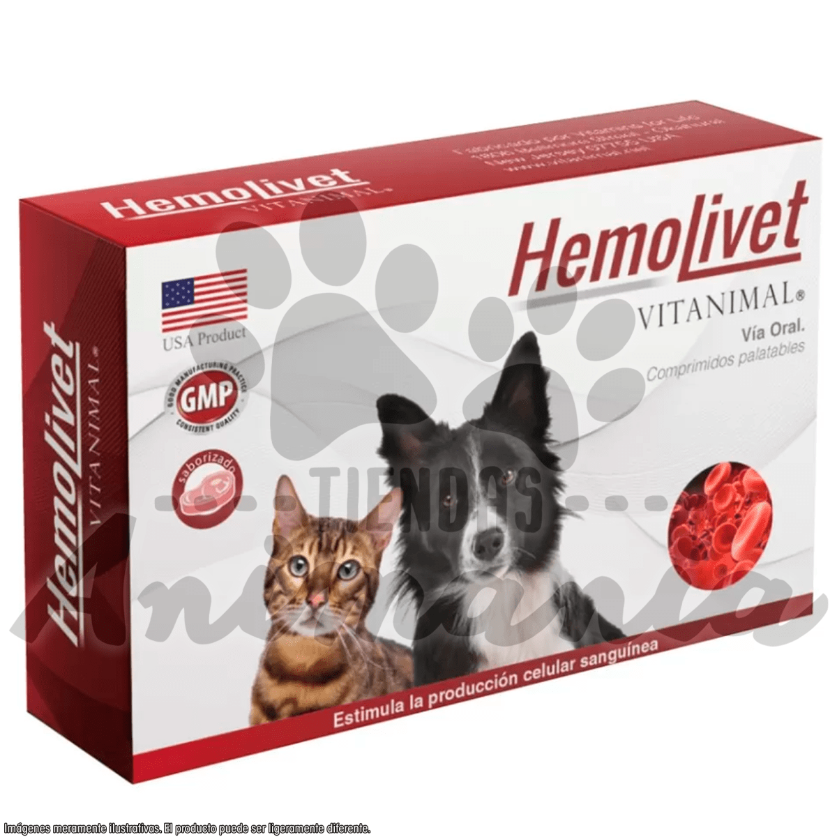 HEMOLIVET VITANIMAL 10 COMPRIMIDOS | Animania