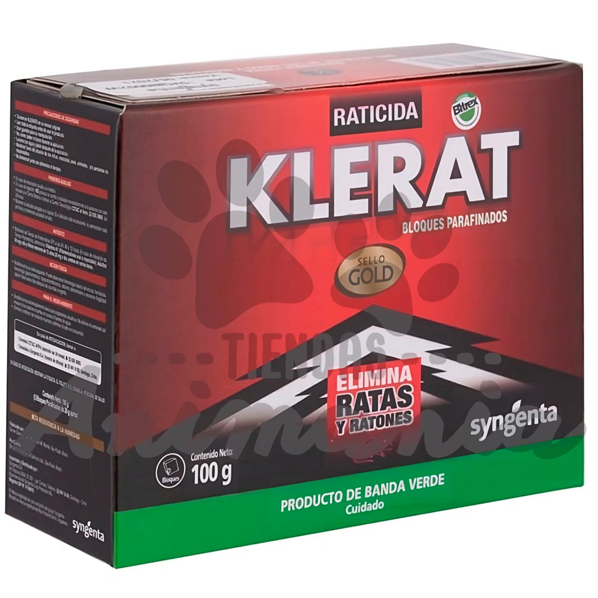KLERAT RATICIDA BLOQUE 100 GR | Animania