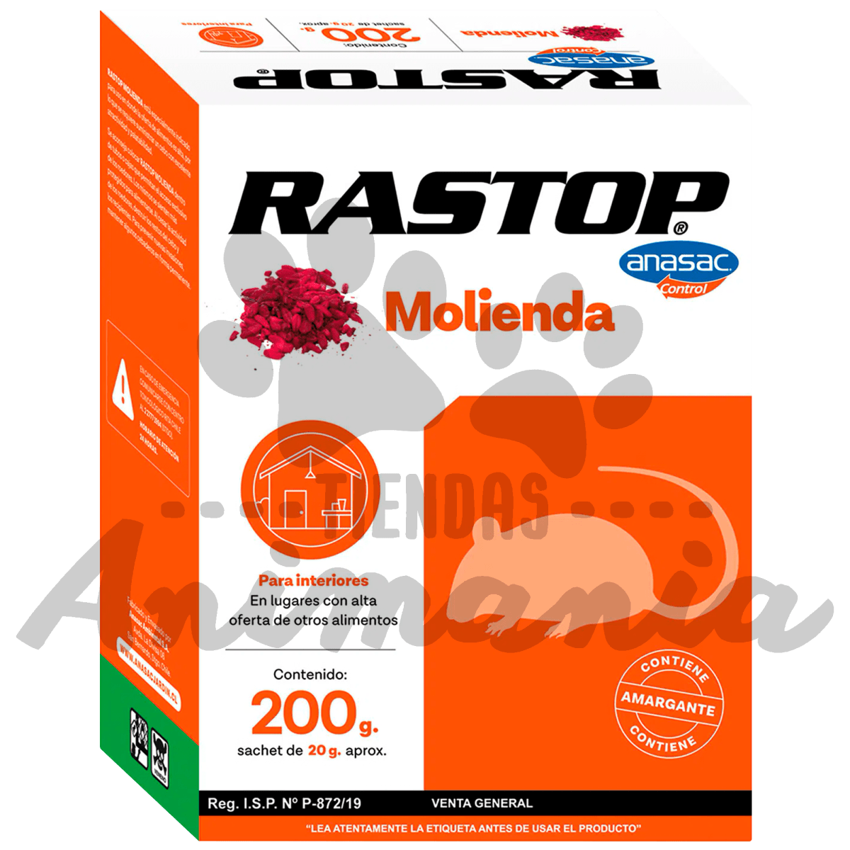 RASTOP MOLIENDA 200 GR | Animania