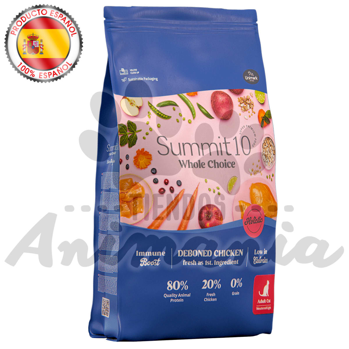 SUMMIT 10 CAT WHOLE CHOICE NEUTERED CHICKEN LIGHT - GATOS ADULTOS ...