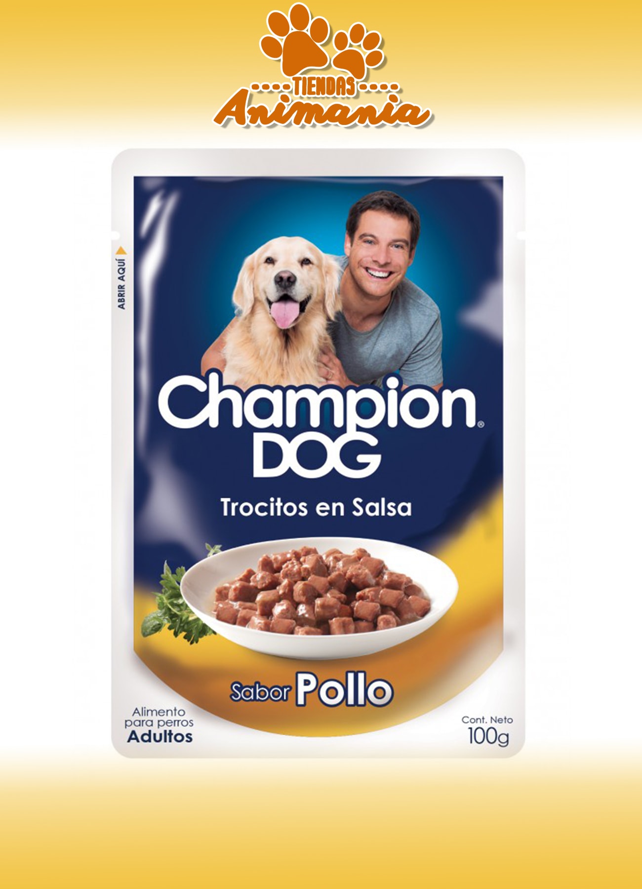CHAMPION DOG POUCH ADULTO POLLO 100 GR | Animania