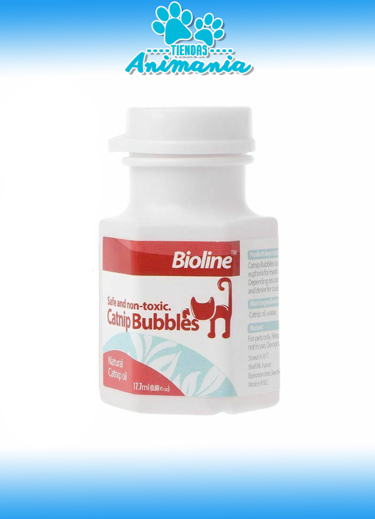 BIOLINE CATNIP BUBBLES 17.7 ML | Animania