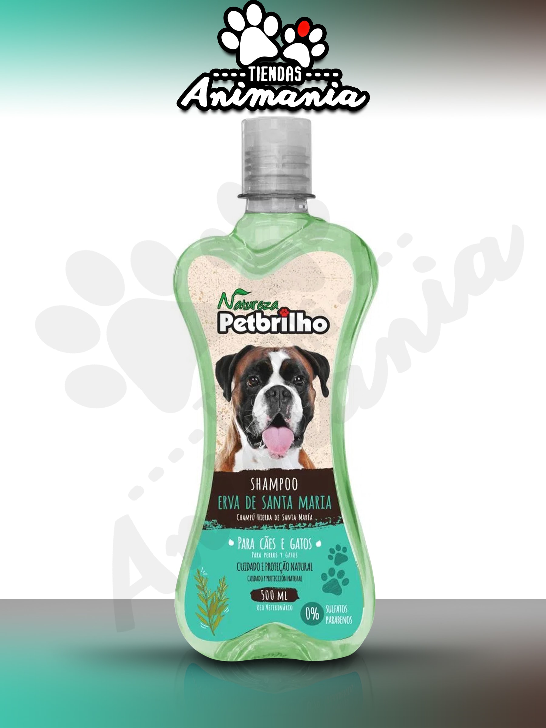PETBRILHO SHAMPOO ERVA DE SANTA MARIA 500 ML | Animania