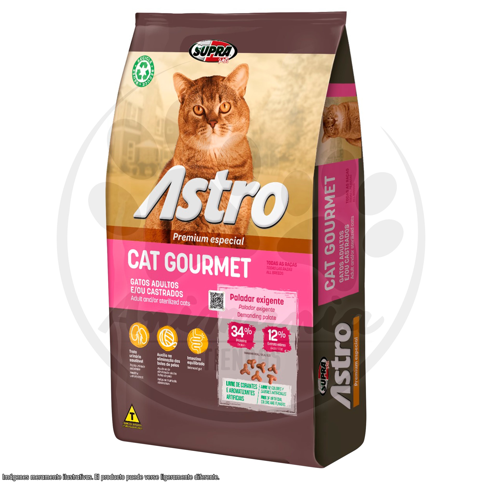 ASTRO PREMIUM ESPECIAL CAT GOURMET 7 KG | Animania