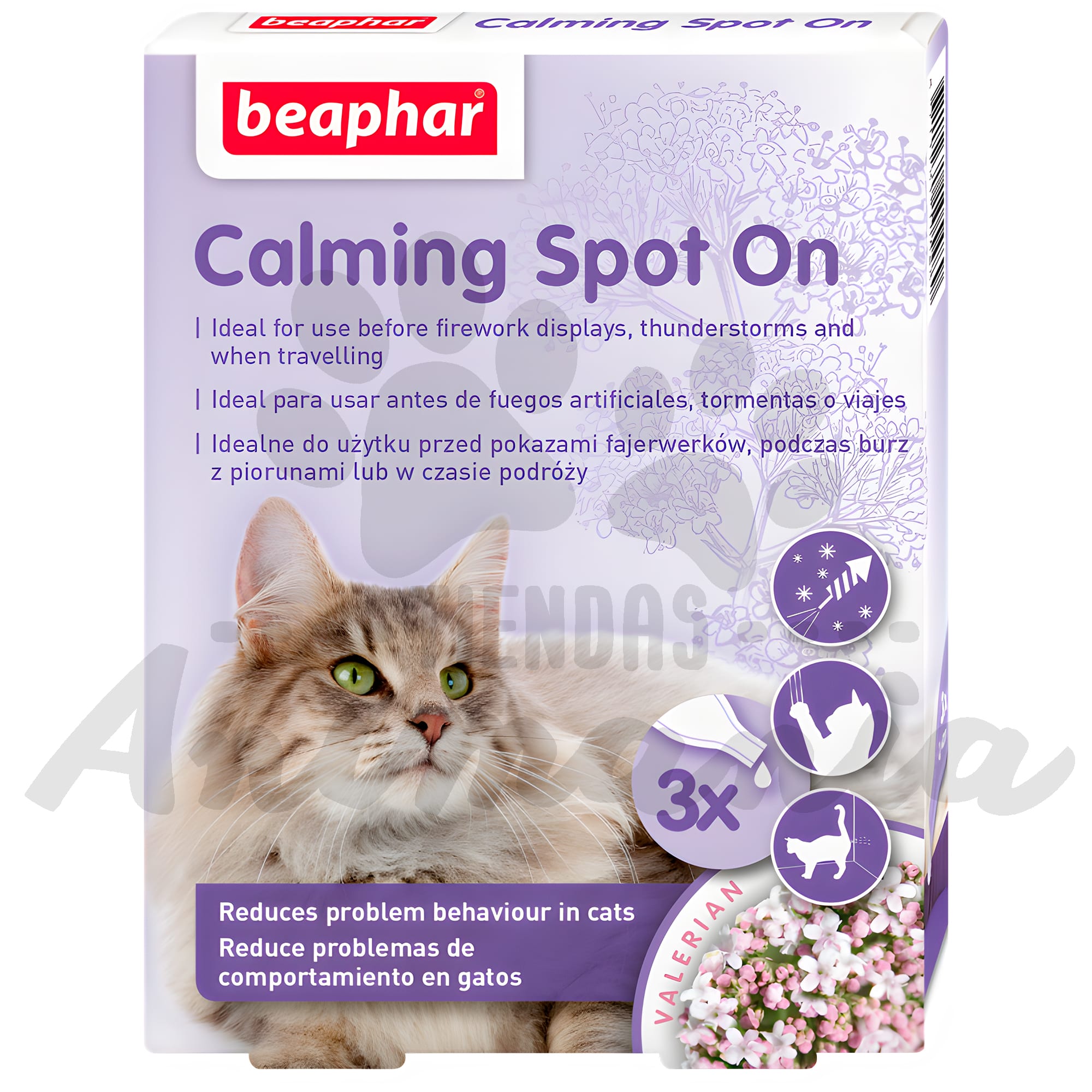 BEAPHAR CALMING SPOT GATO X 3 PIPETAS | Animania