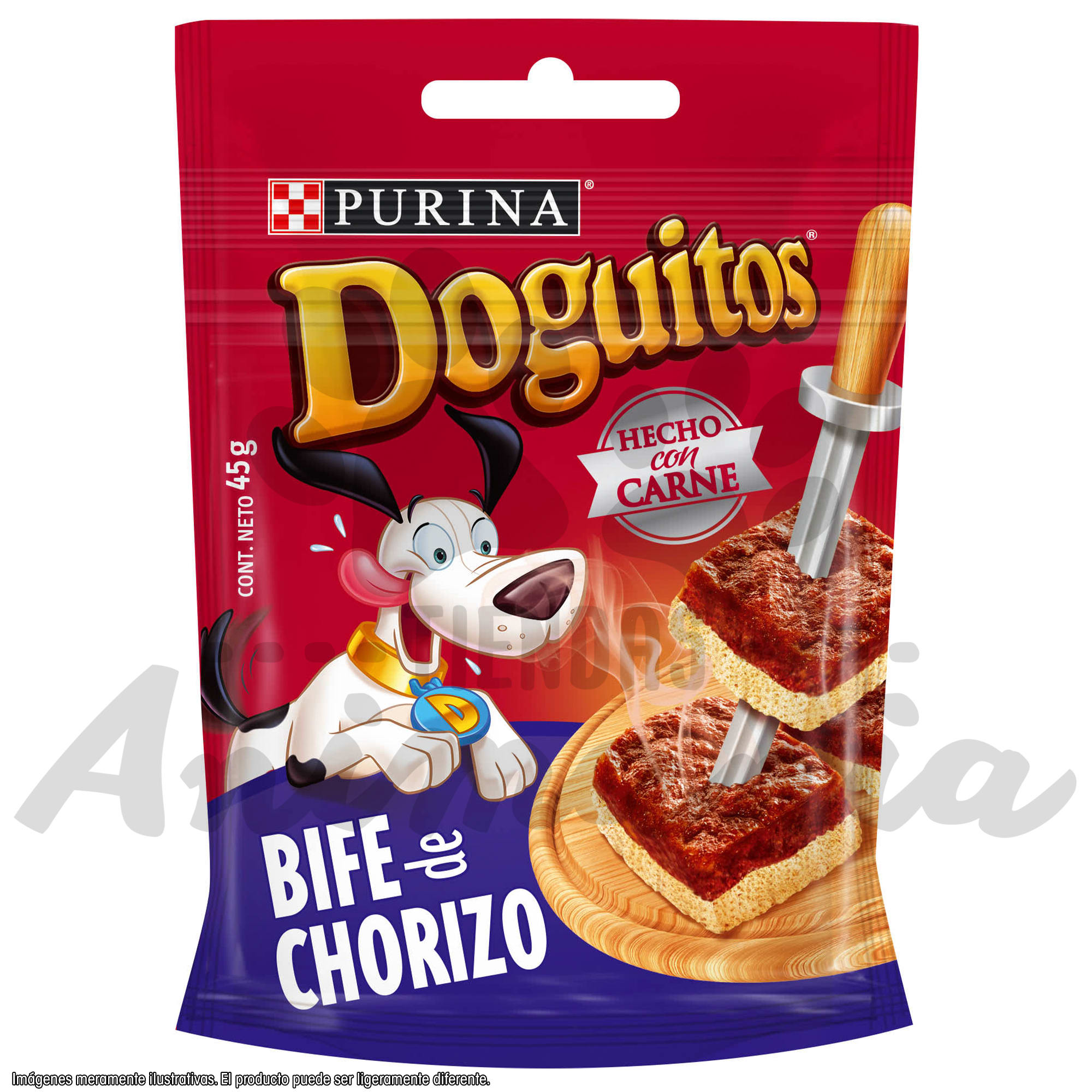 DOGUITOS SNACK PARA PERROS BIFE DE CHORIZO 45 GR | Animania