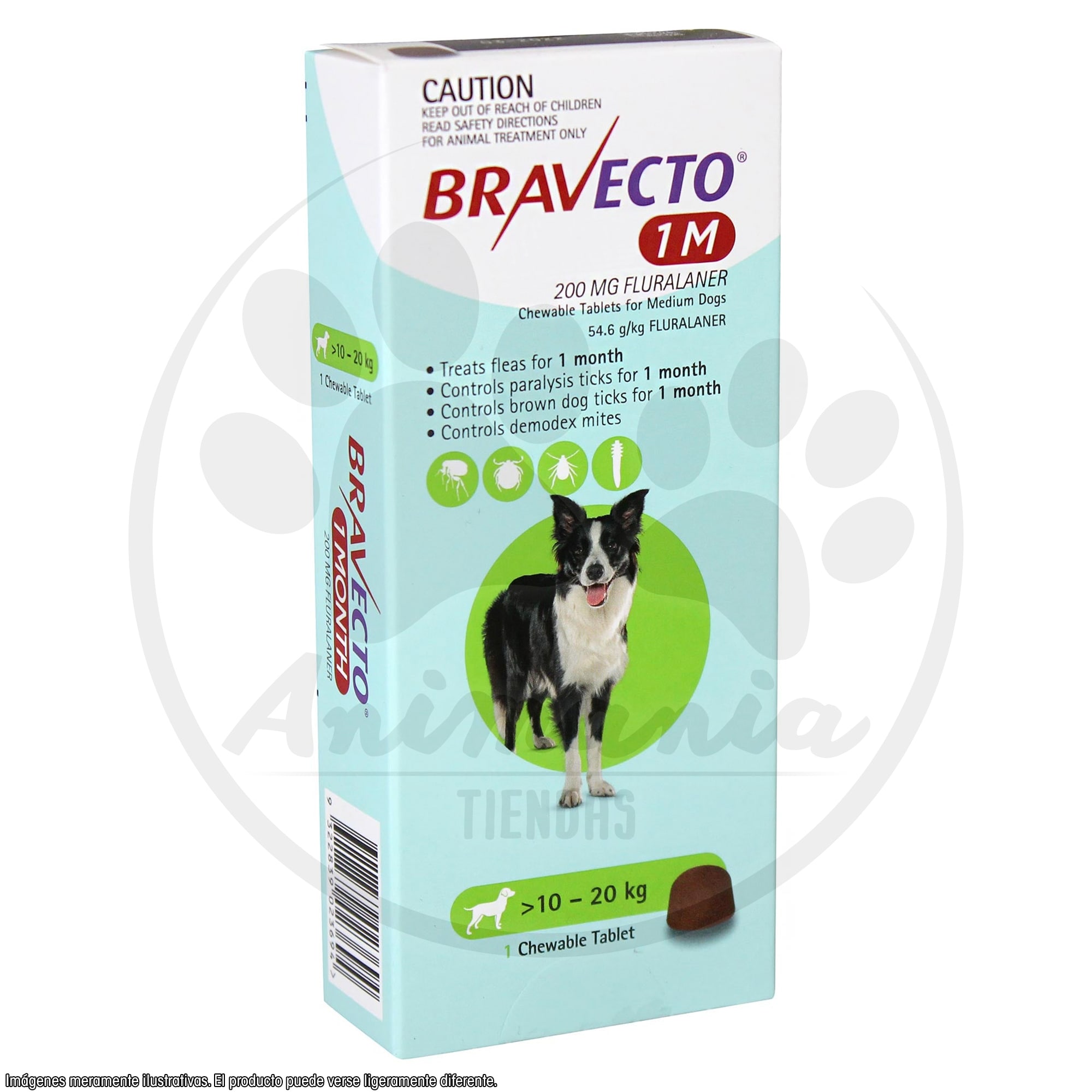BRAVECTO 1M PARA PERROS DE 10 A 20 KG | Animania