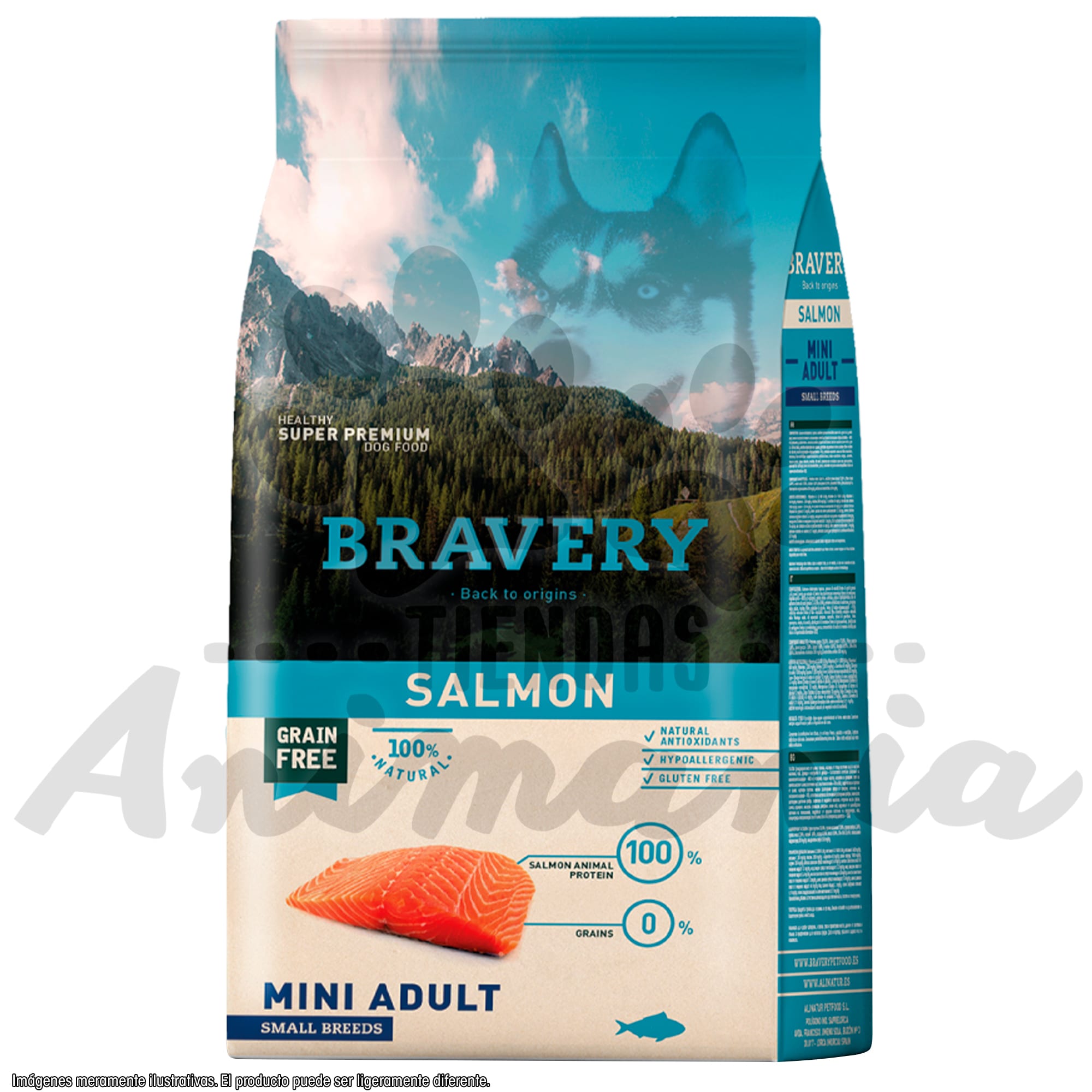 BRAVERY SALMON MINI ADULT SMALL BREEDS | ADULTO RAZA PEQUEÑA SABOR ...