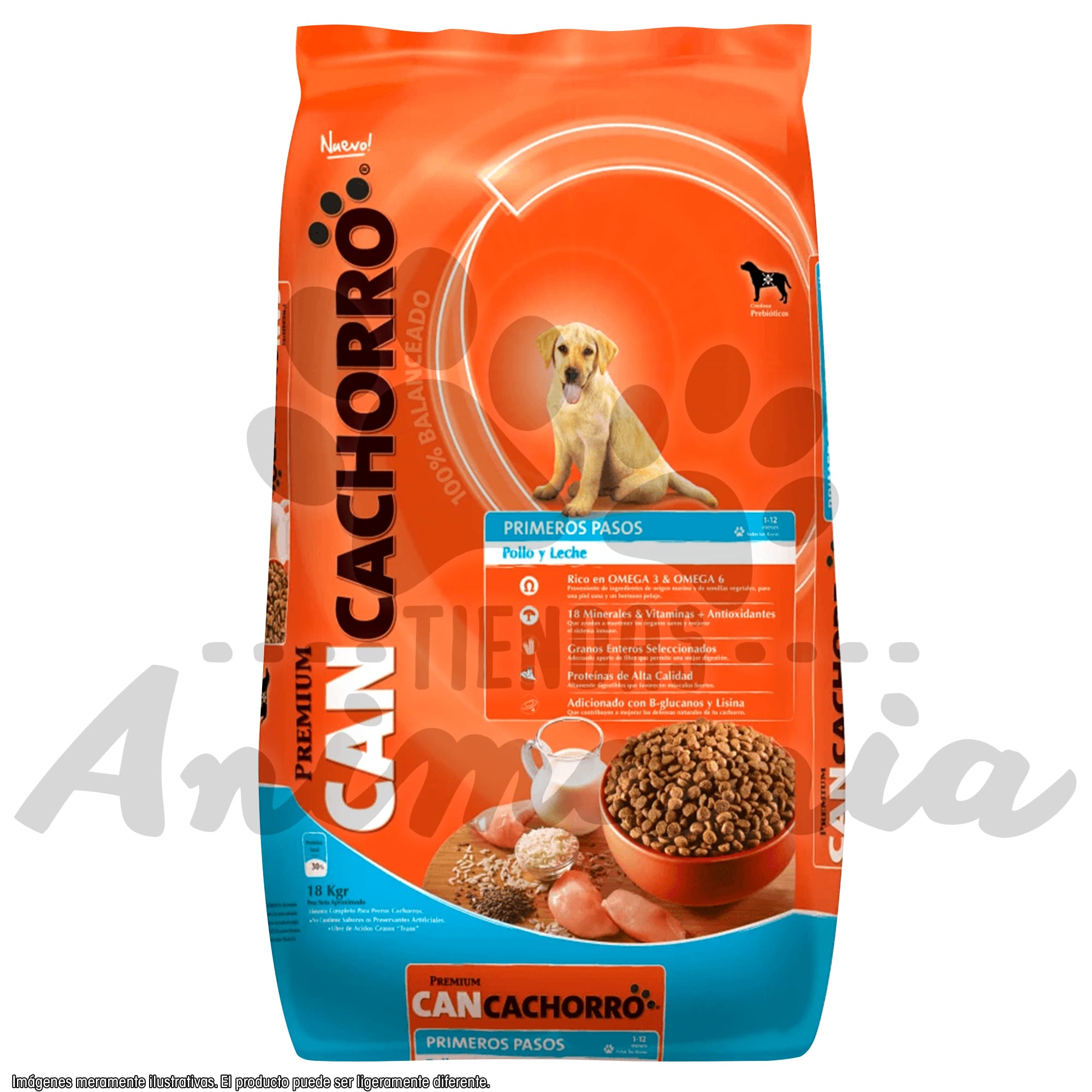 CAN CACHORRO POLLO Y LECHE 18 KG | Animania
