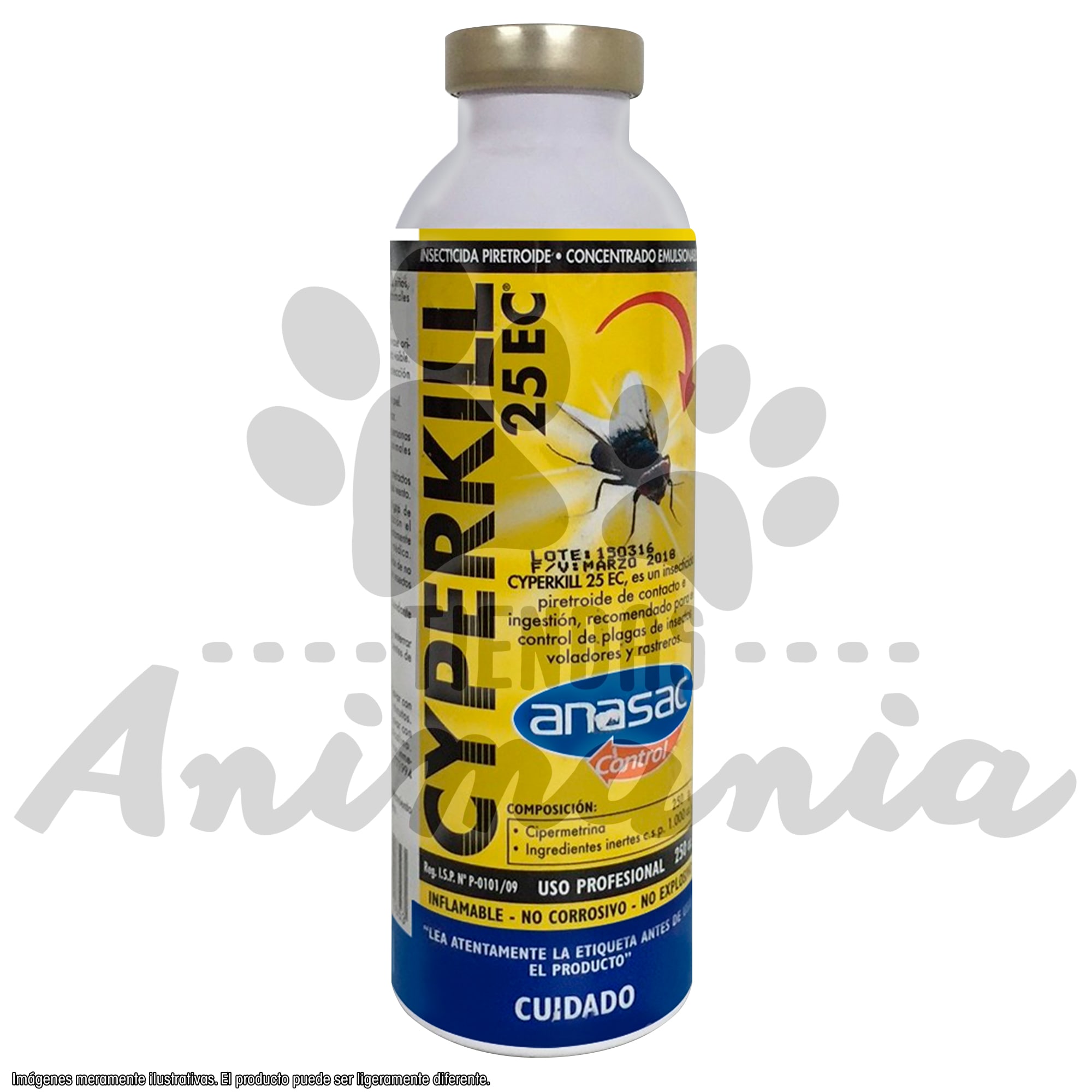CYPERKILL INSECTICIDA 25 EC 250 ML | Animania