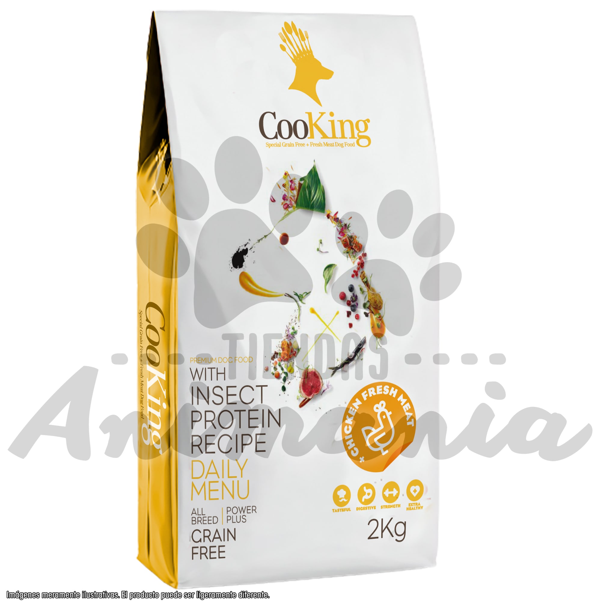 COOKING ALIMENTO PARA PERROS ADULTOS EN BASE DE INSECTOS LIBRE DE ...