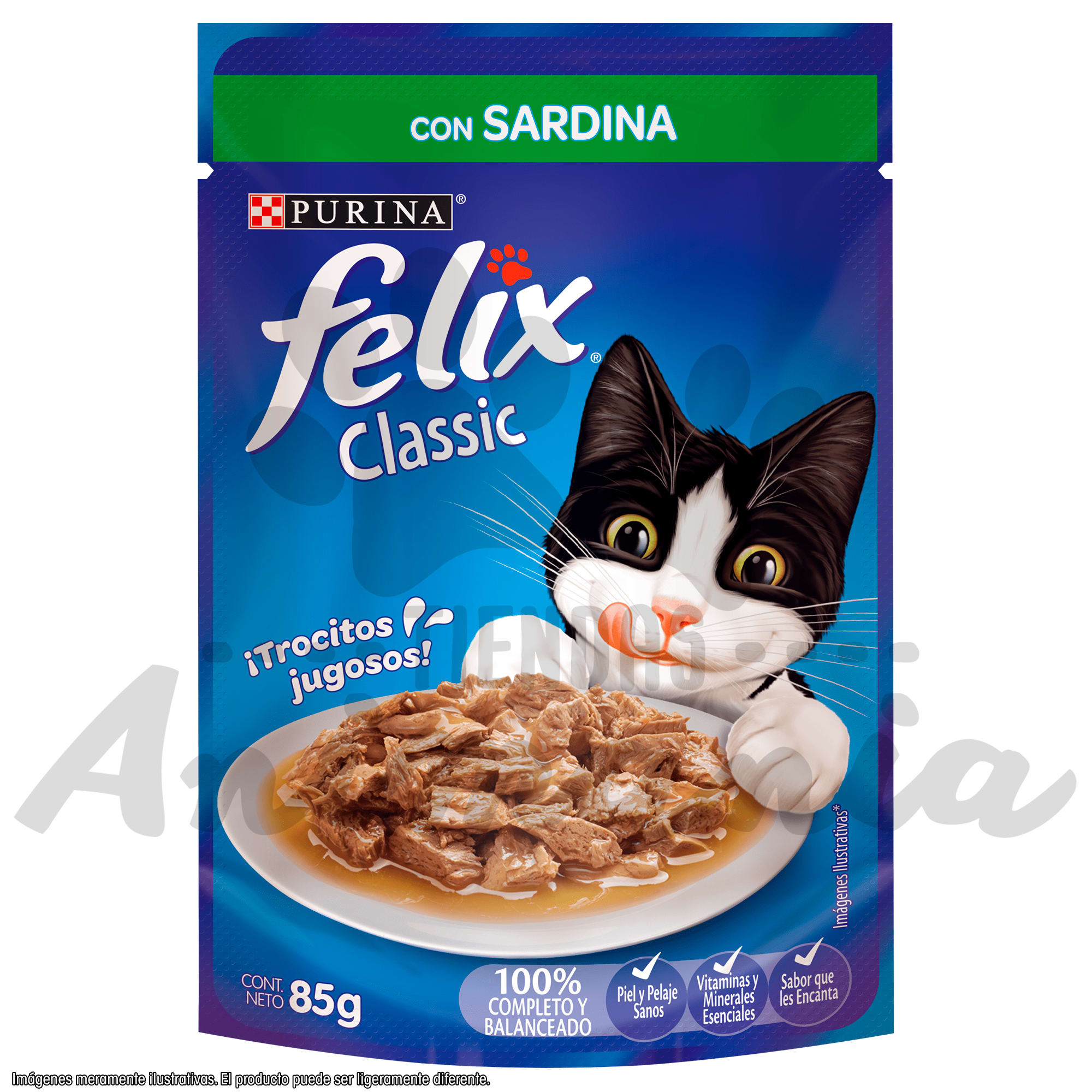 FELIX CLASSIC CON SARDINA 85 GR | Animania
