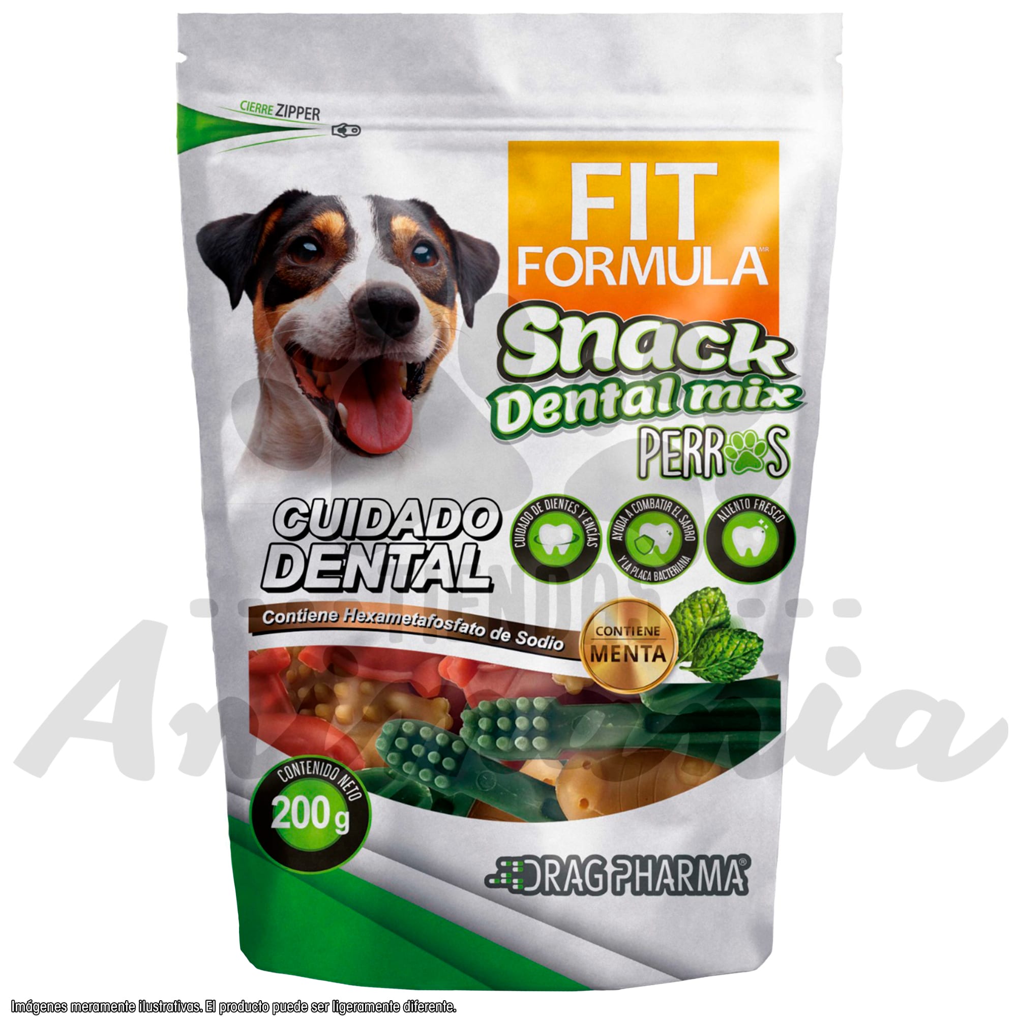 FIT FORMULA SNACK DENTAL MIX PERROS 200 GR | Animania