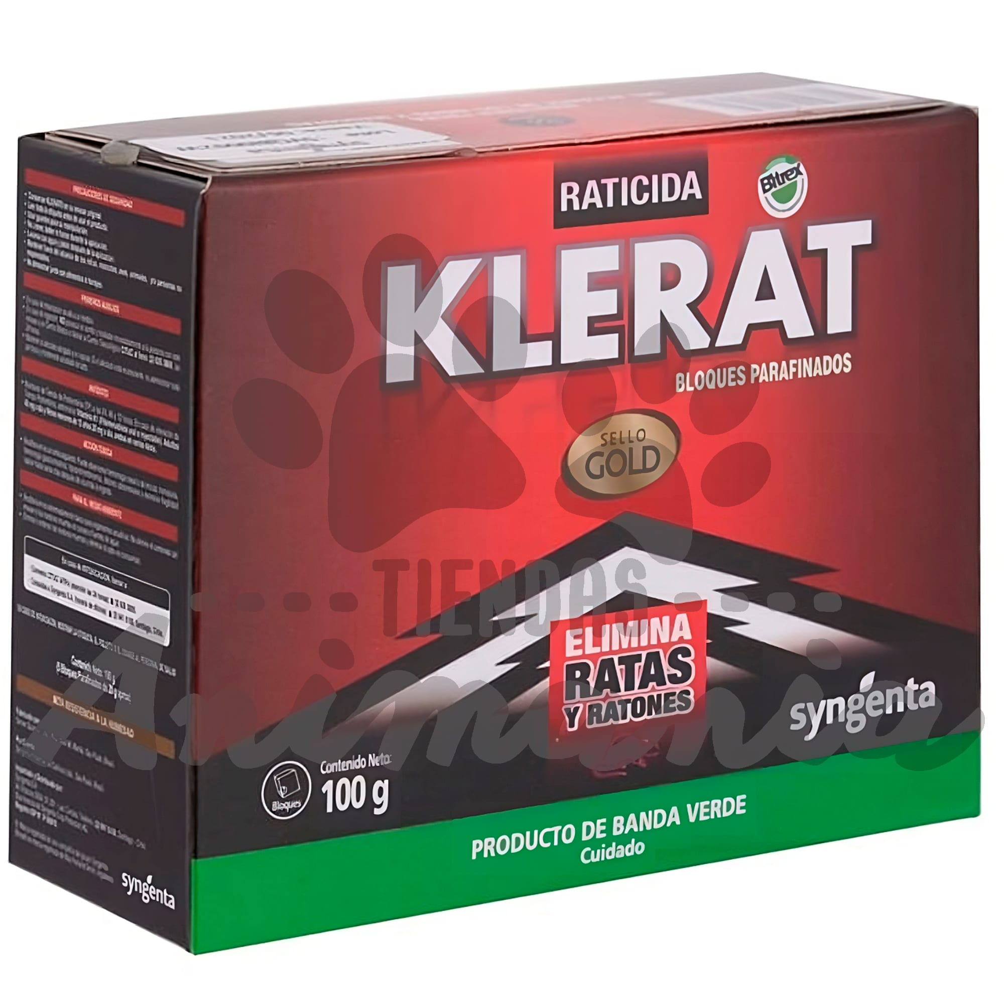 KLERAT RATICIDA BLOQUE 100 GR | Animania