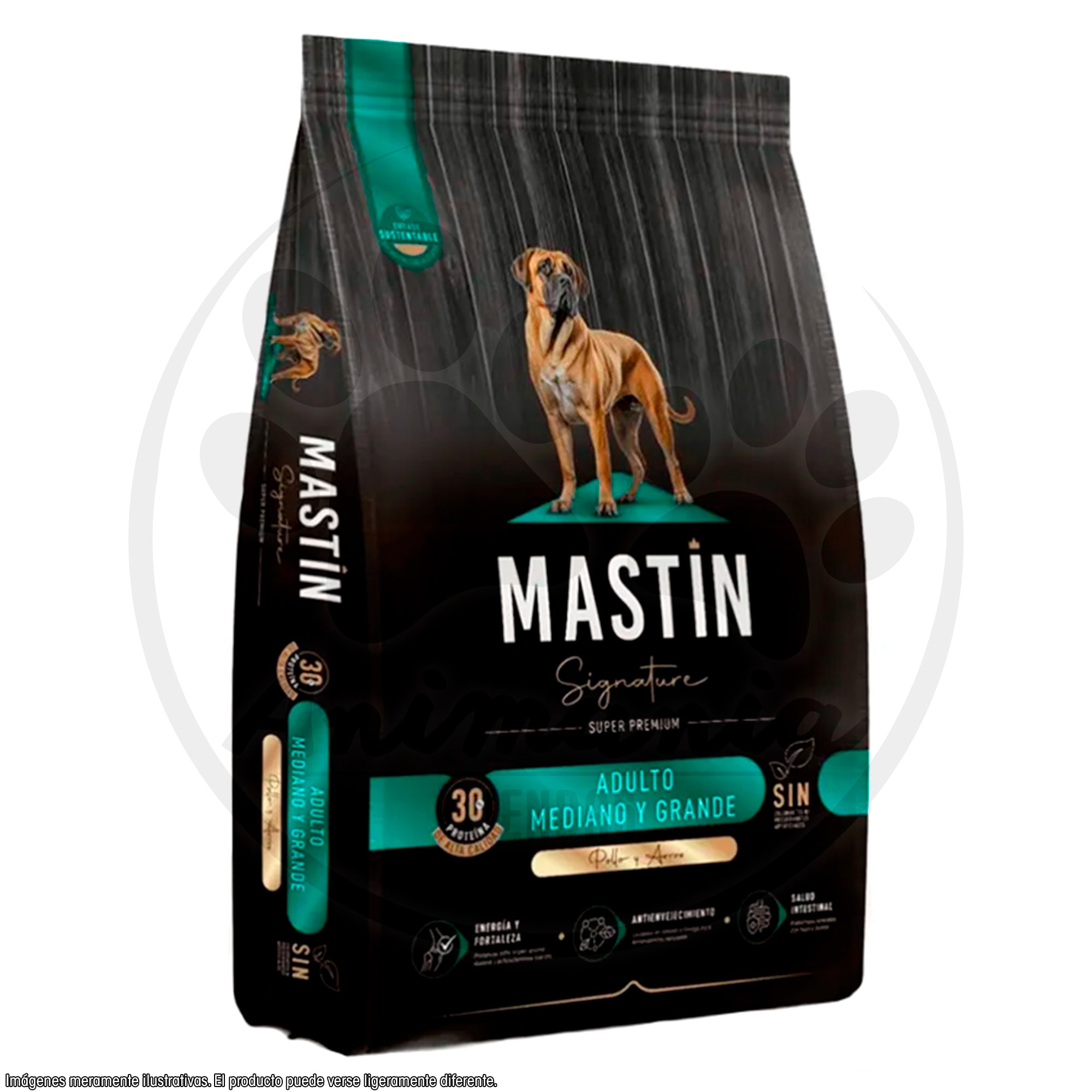 MASTIN SIGNATURE PERRO ADULTO MEDIANOS Y GRANDES POLLO Y ARROZ 15 KG ...