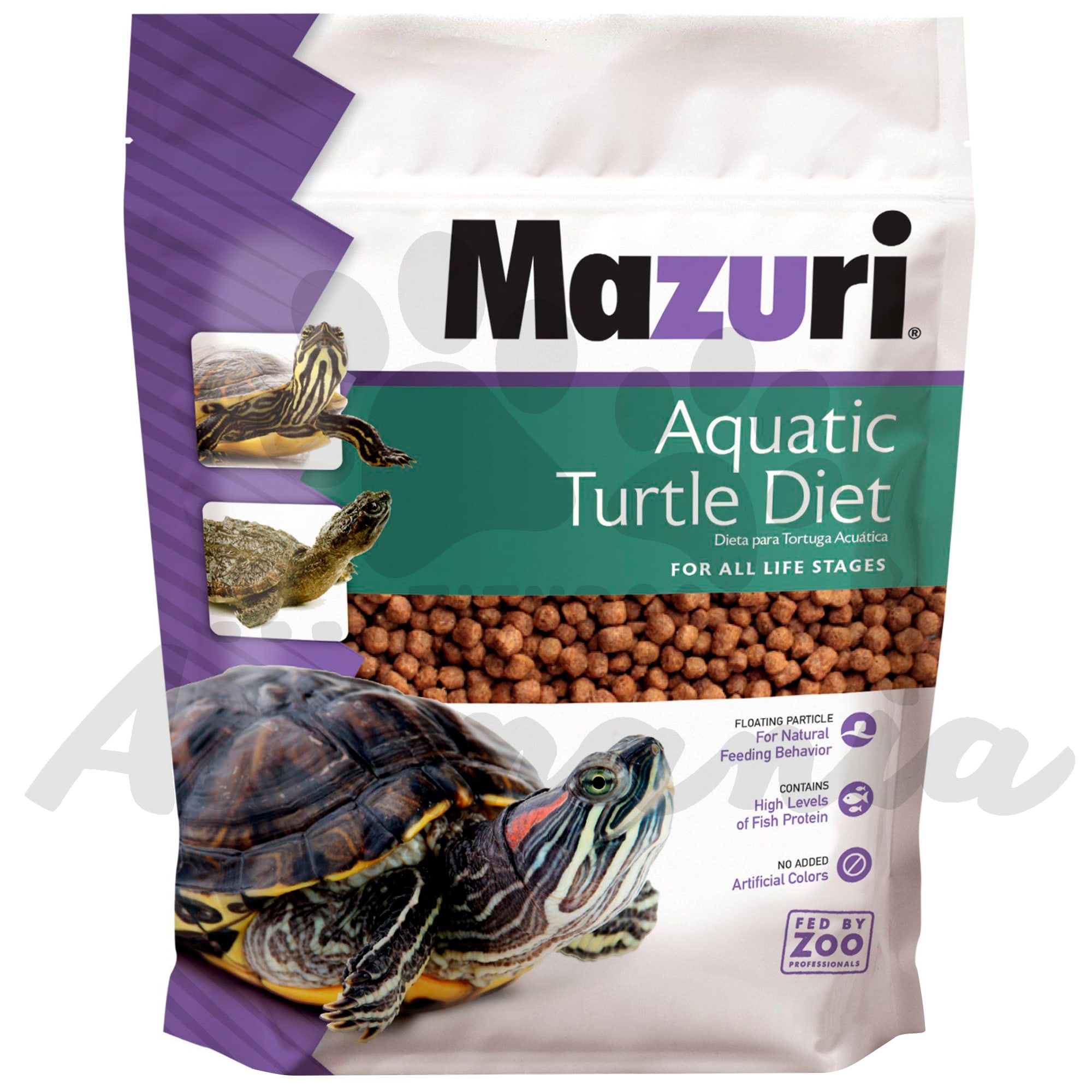 MAZURI AQUATIC TURTLE DIET 340 GR | Animania