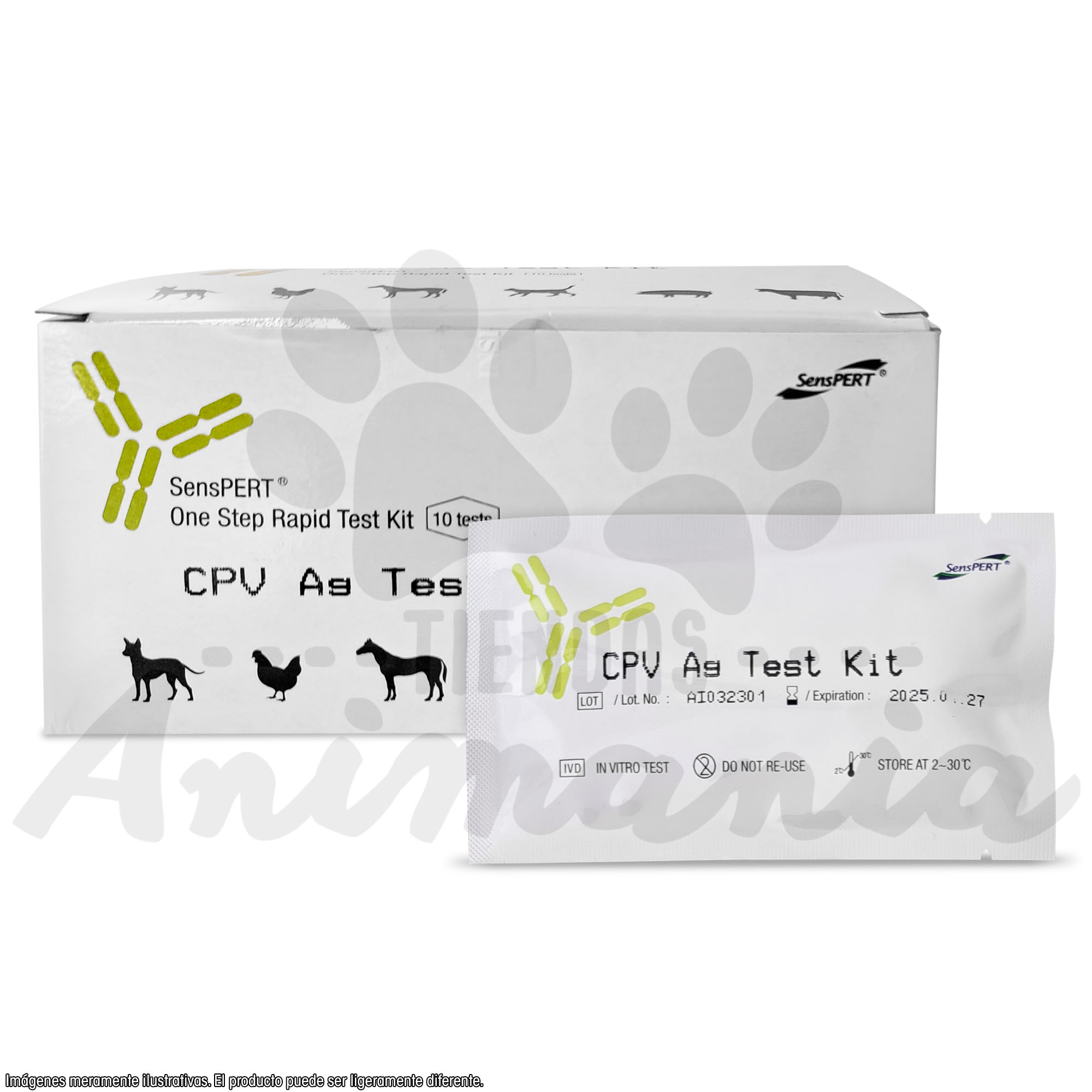 SENSPERT CPV PARVOVIRUS TEST (UNIDAD) | Animania
