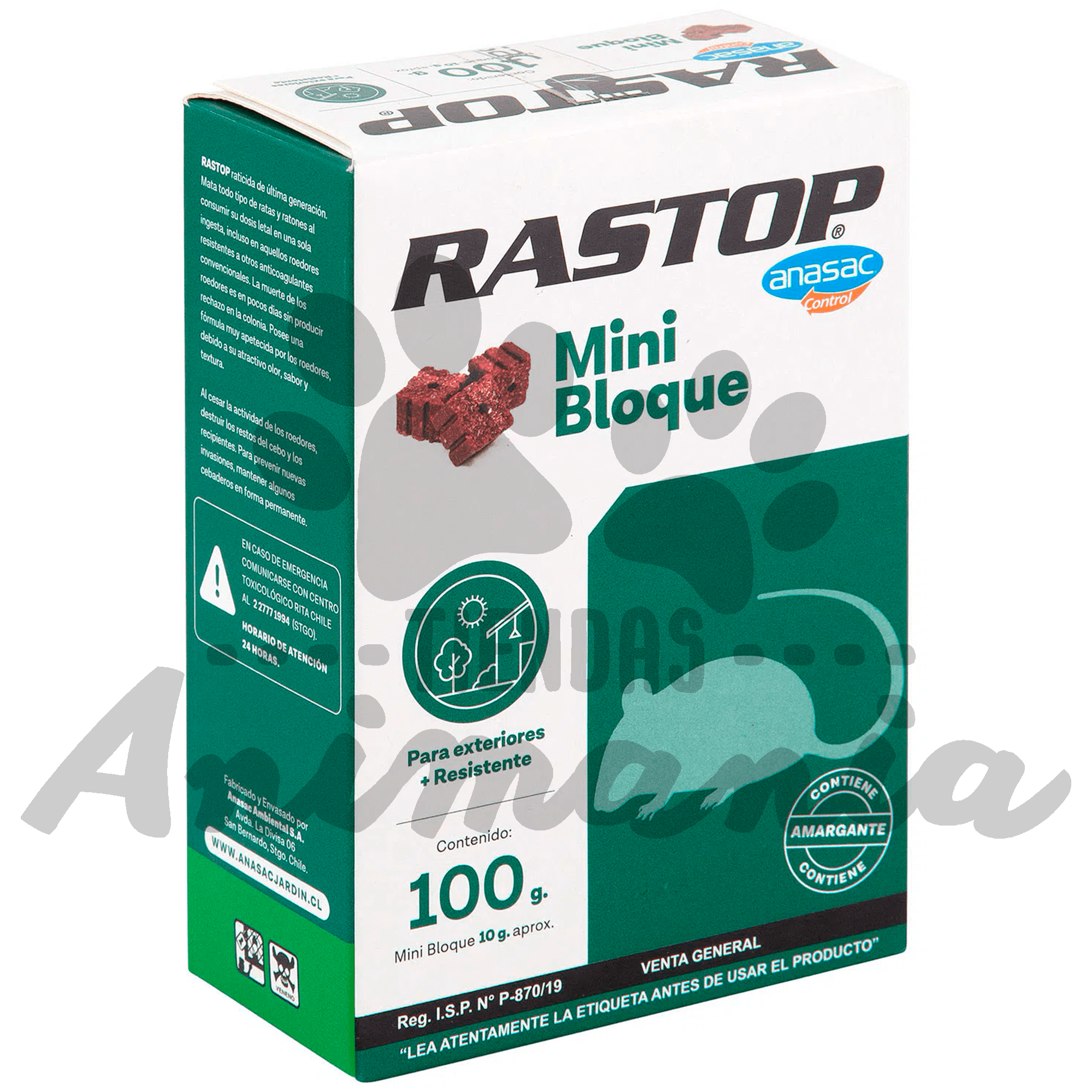 RASTOP MINI-BLOQUE 100 GR | Animania