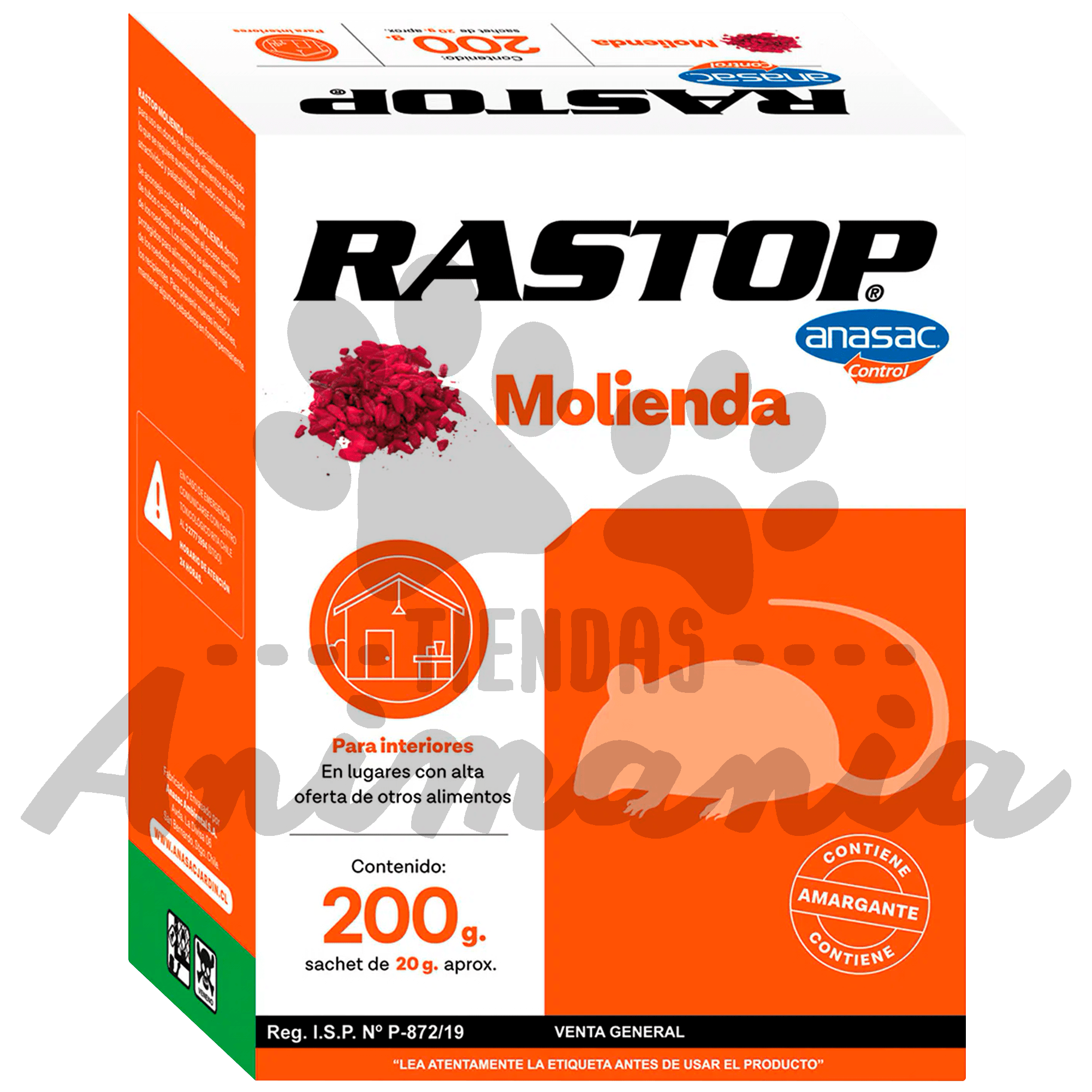 RASTOP MOLIENDA 200 GR | Animania
