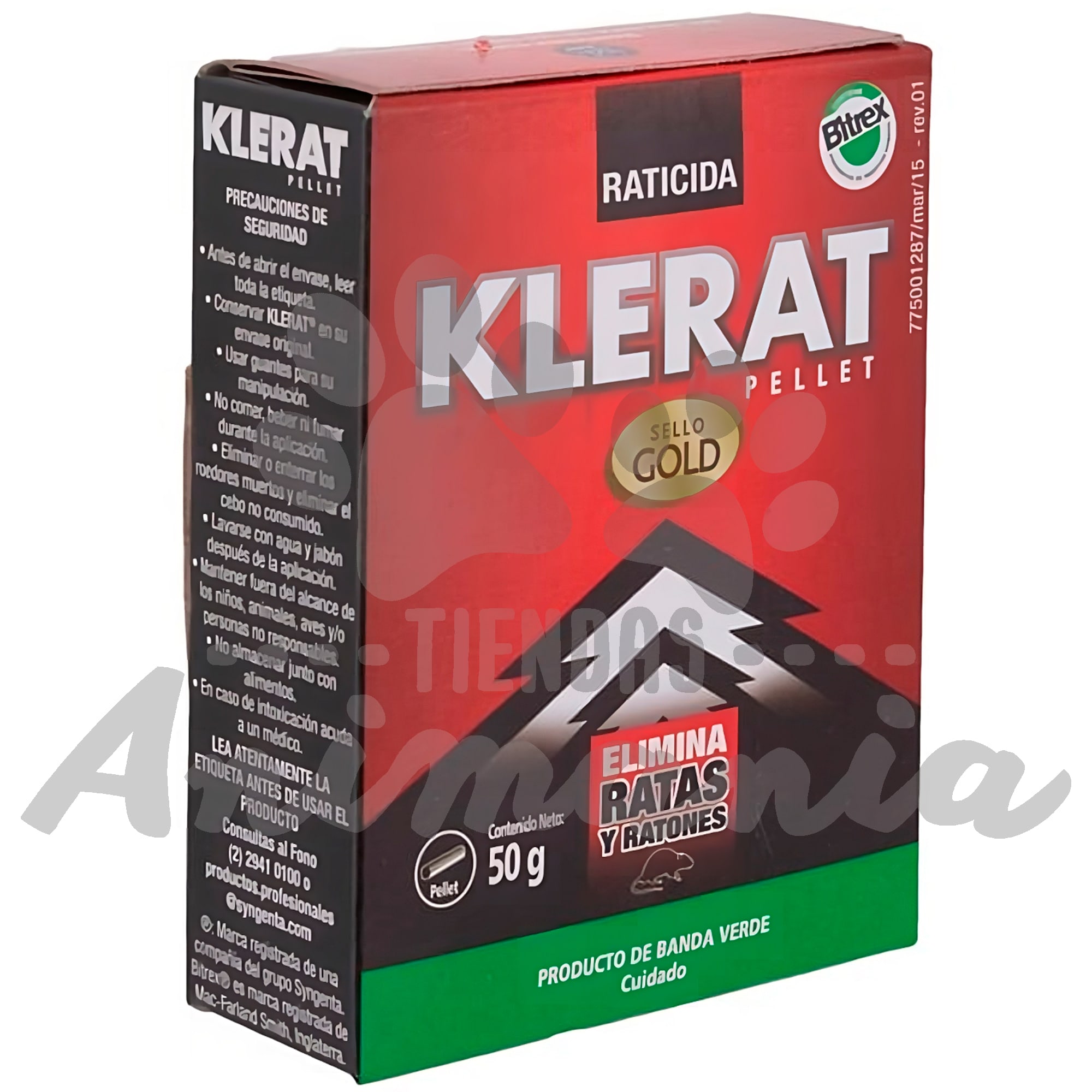 KLERAT RATICIDA PELLET 50 GR | Animania