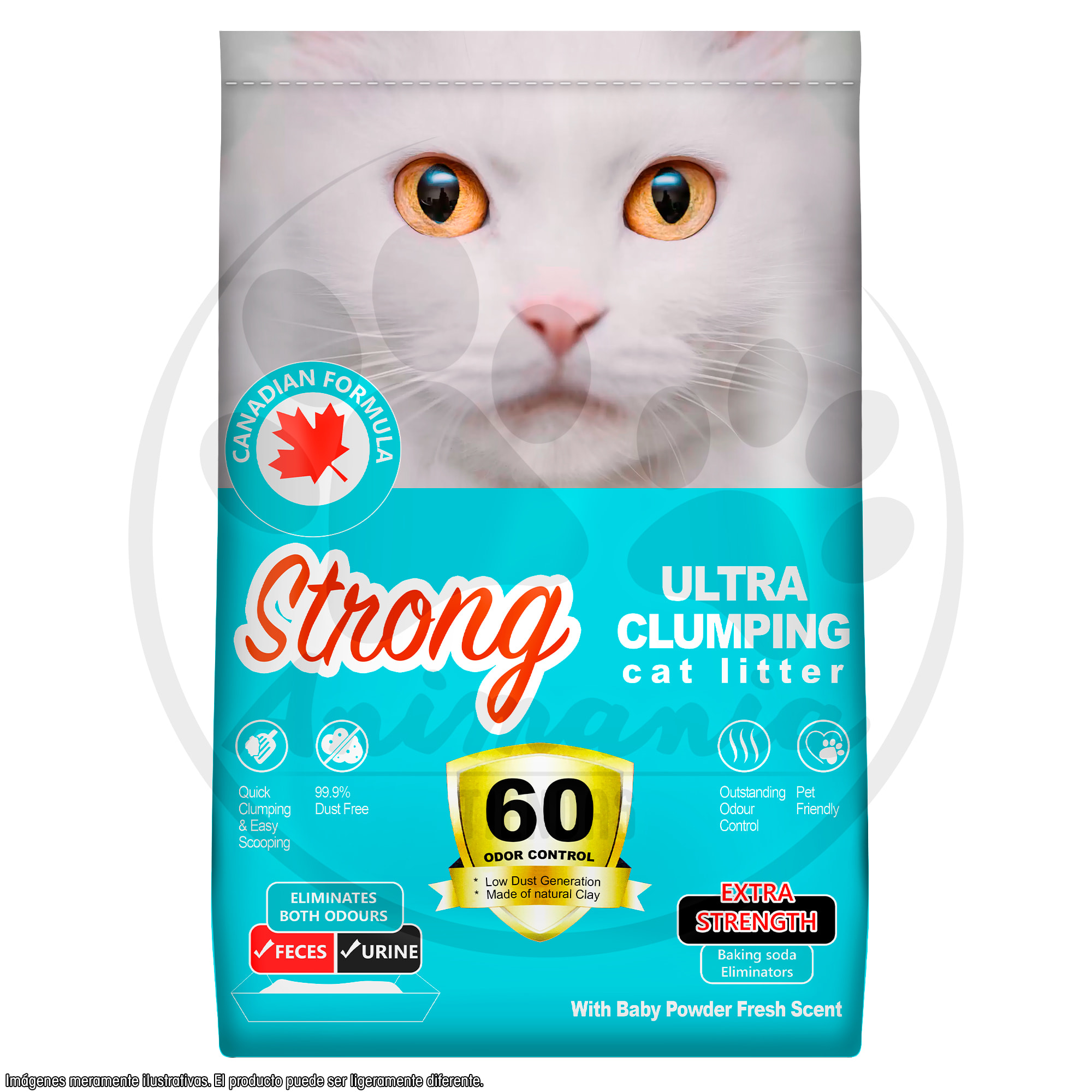 STRONG CAT LITTER BABY 20 KG | Animania