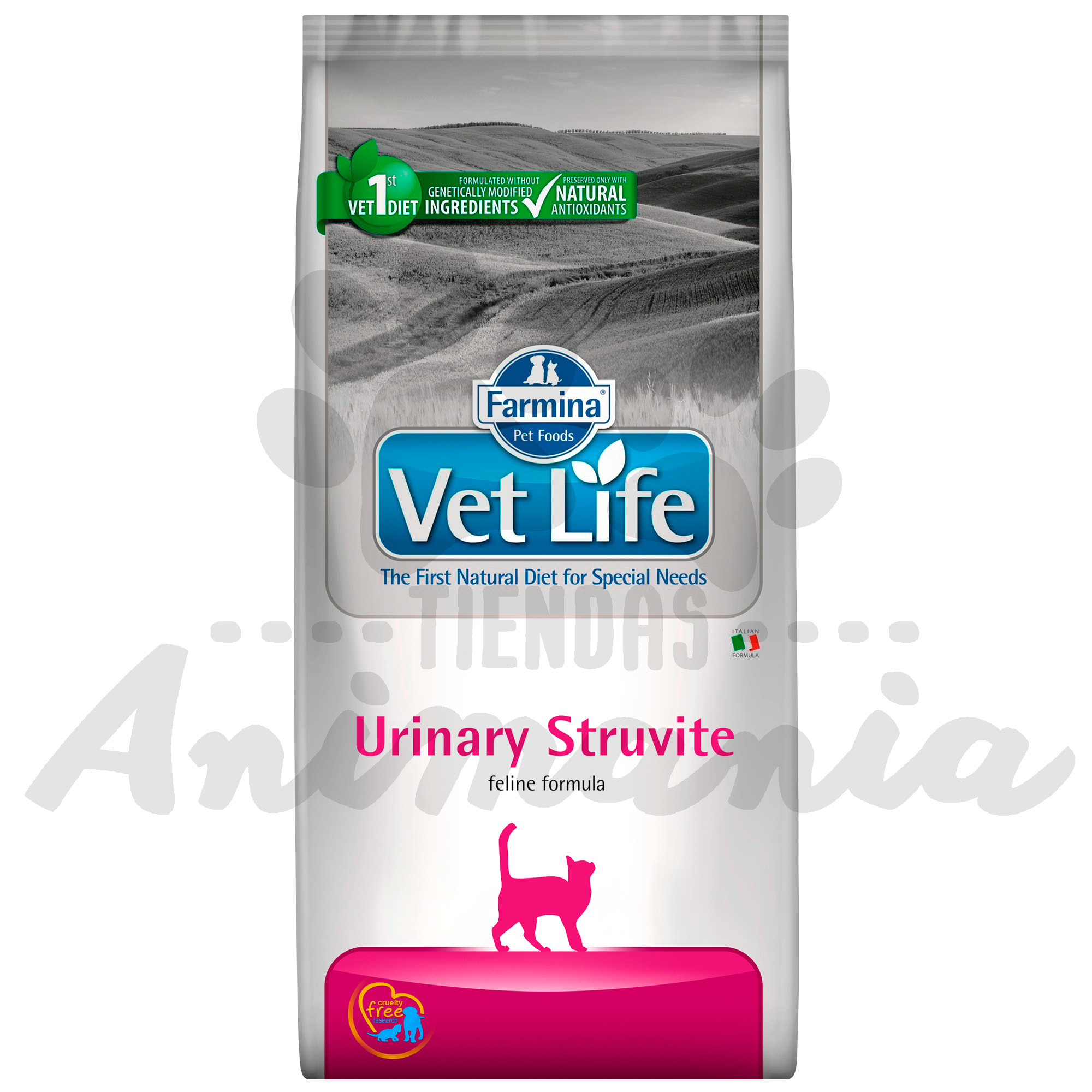 VET LIFE CAT URINARY STRUVITE 2 KG | Animania