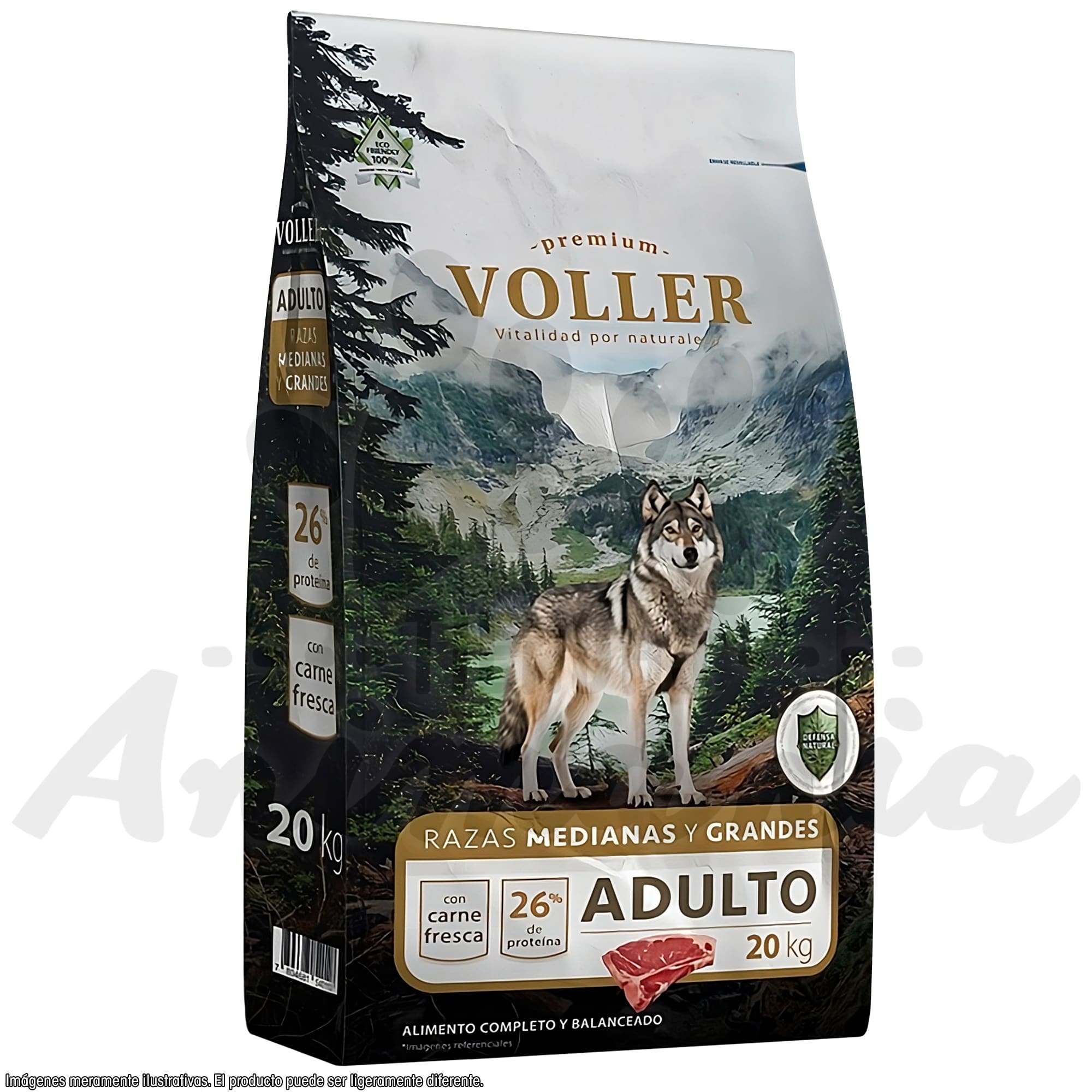 VOLLER PERRO ADULTO RAZA MEDIANA O GRANDE 20 KG | Animania