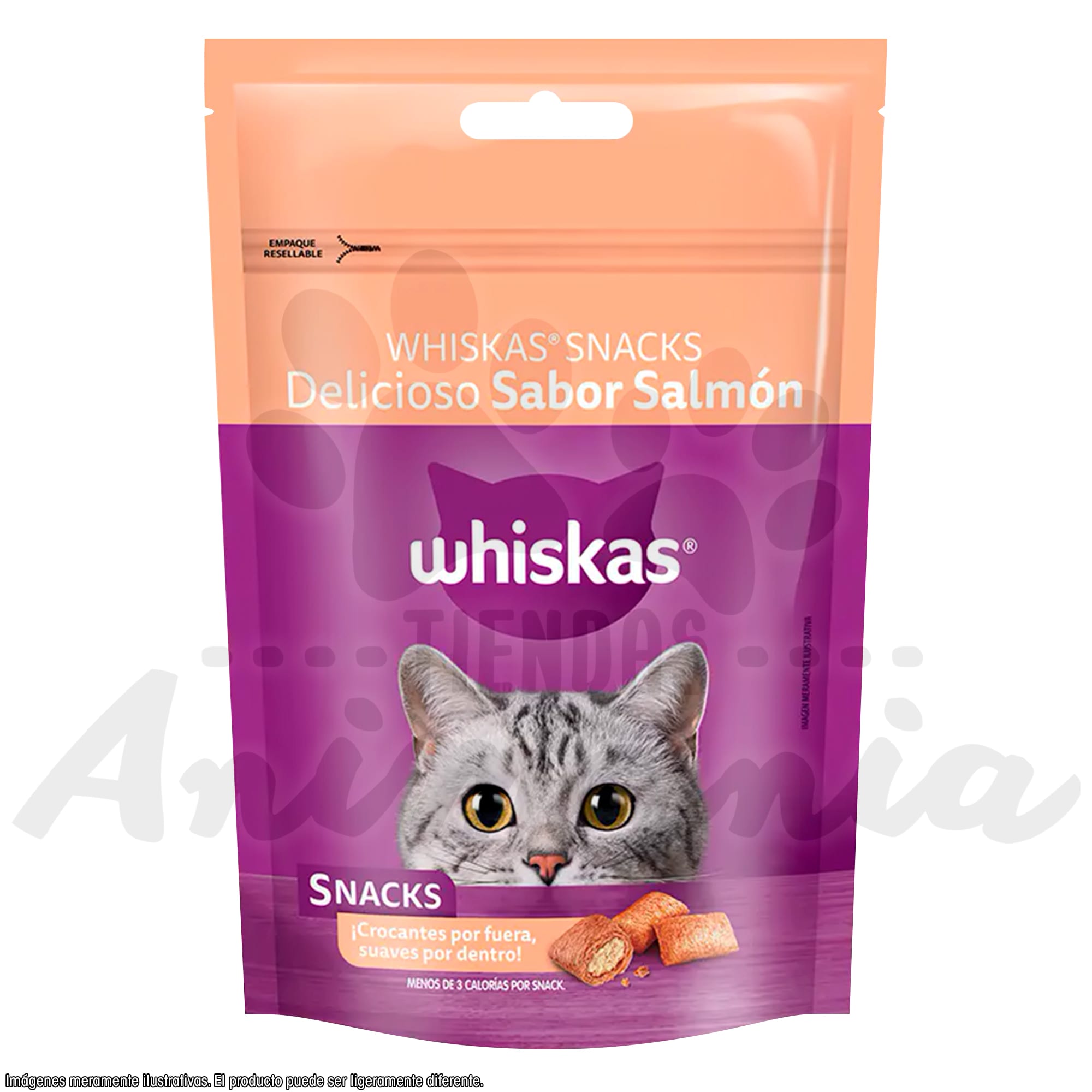 WHISKAS SNACK SALMON 80 GR | Animania