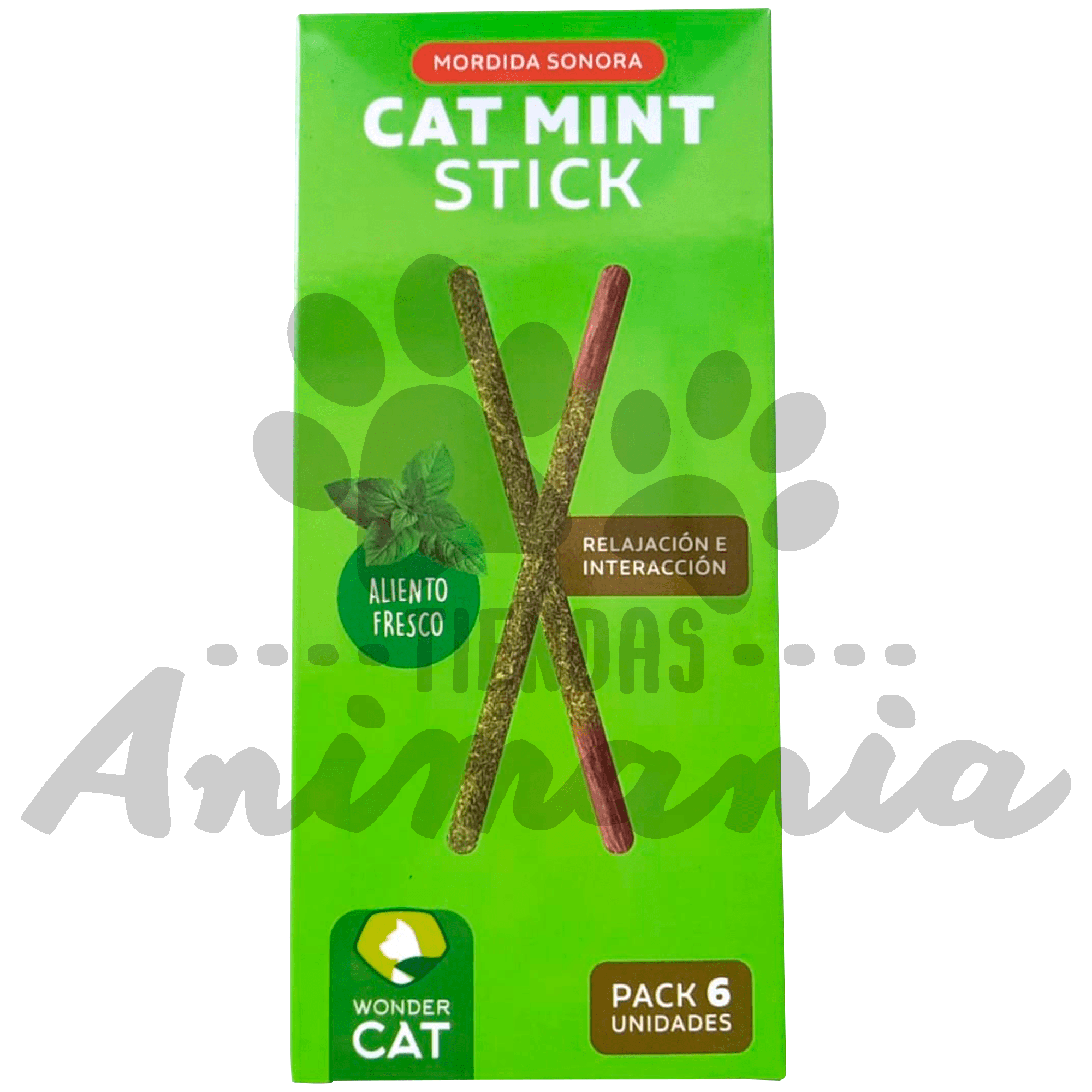WONDER CAT CAT MINT STICK PACK 6 UNIDADES | Animania