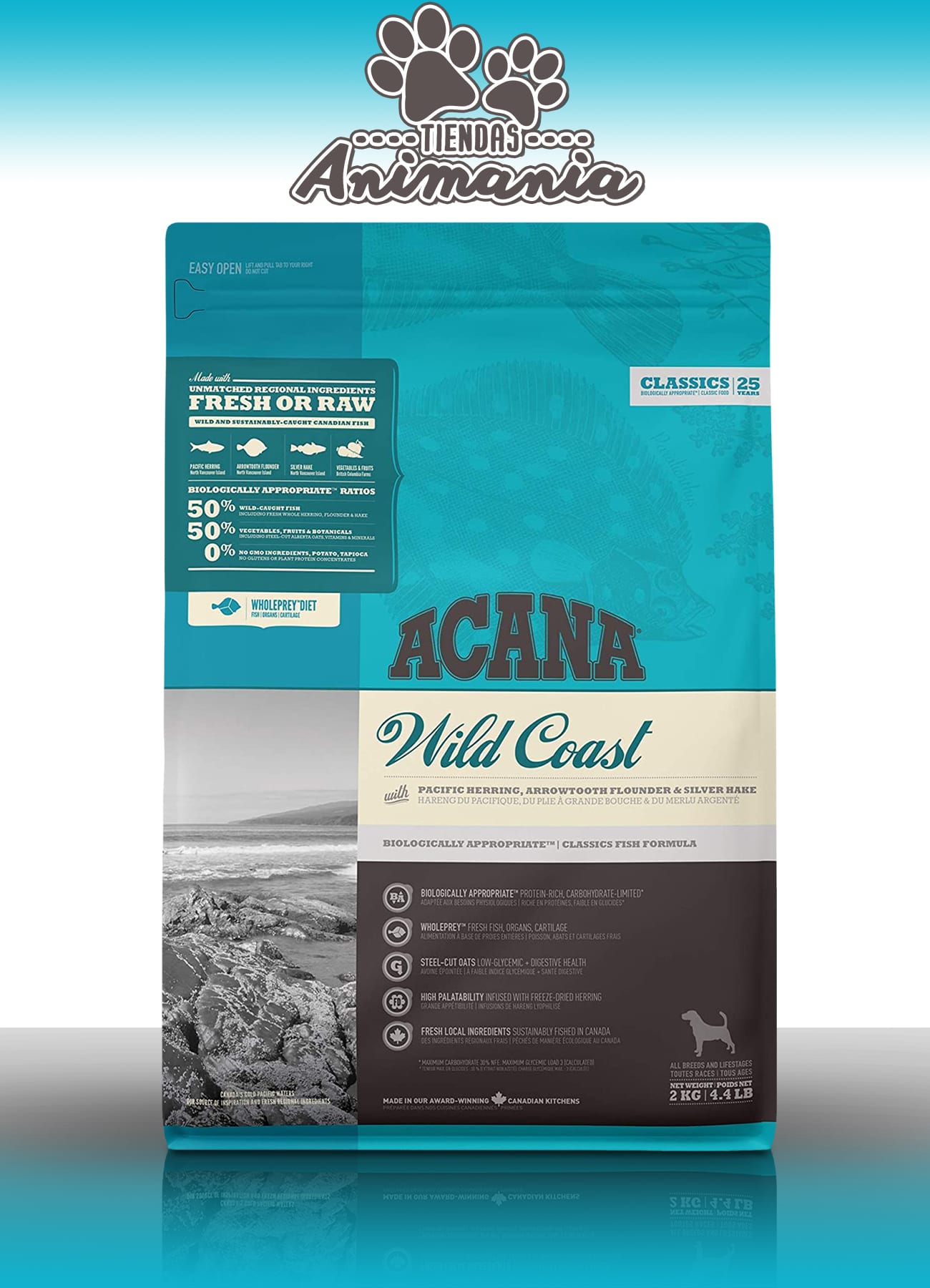 ACANA PERRO CLASSIC WILD COAST 2 KG | Animania