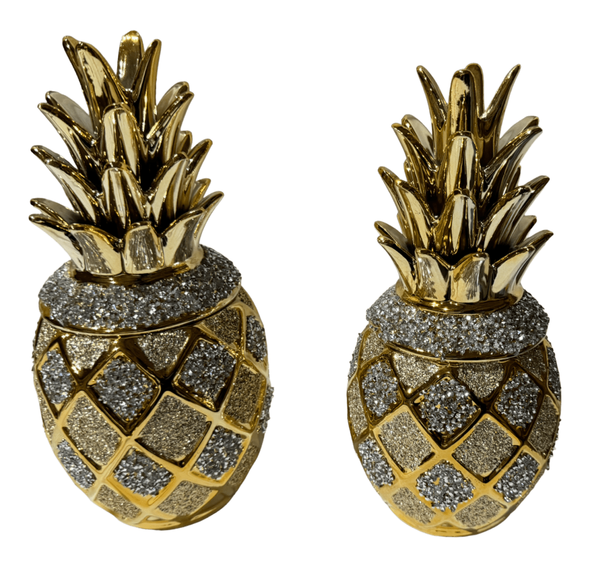 SET DE 2 PINAS TROPICAL CON TAPA | Alabastro